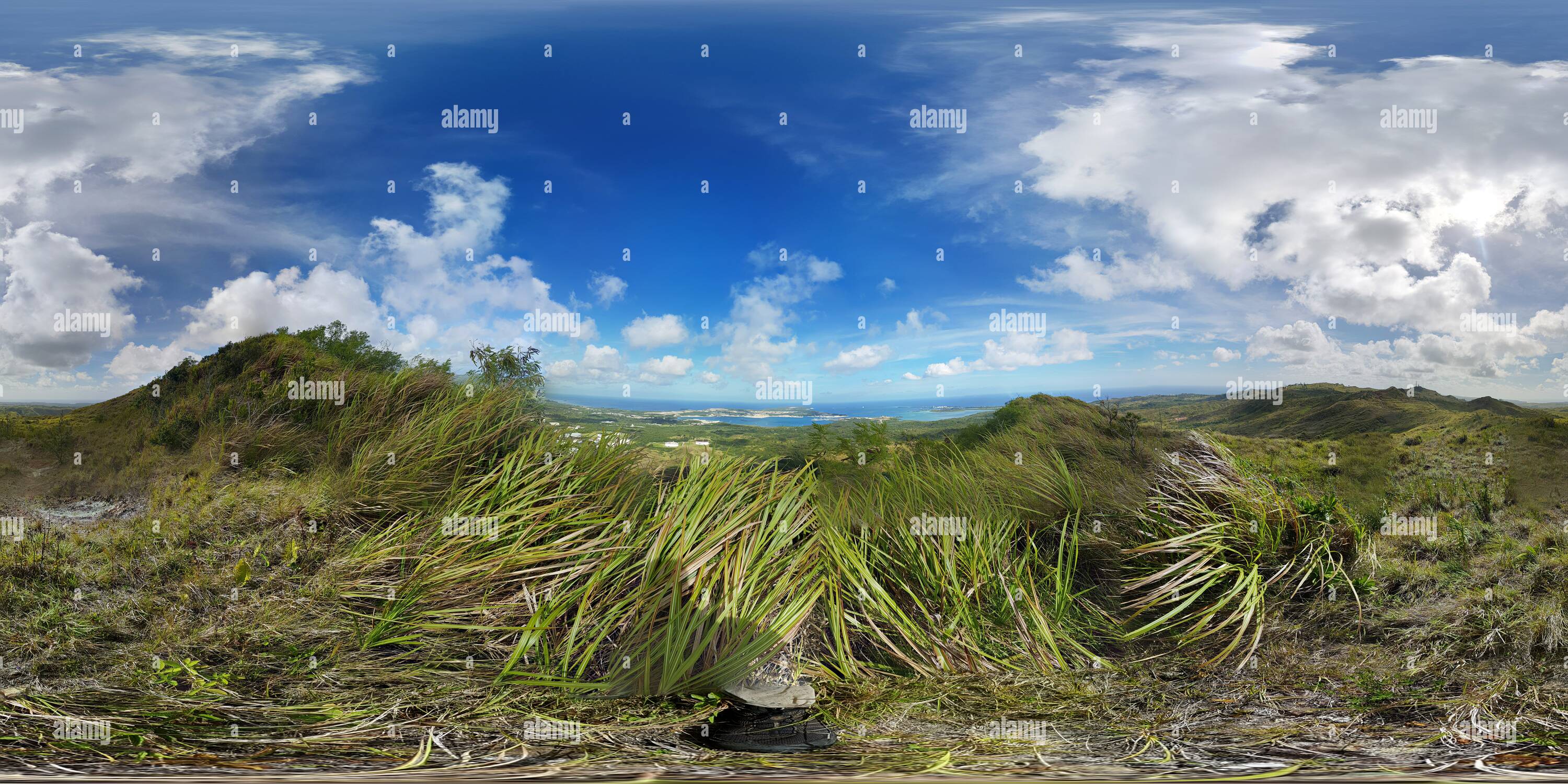 360° view of Ridgeline of Mt. Tenjo, Guam - Alamy