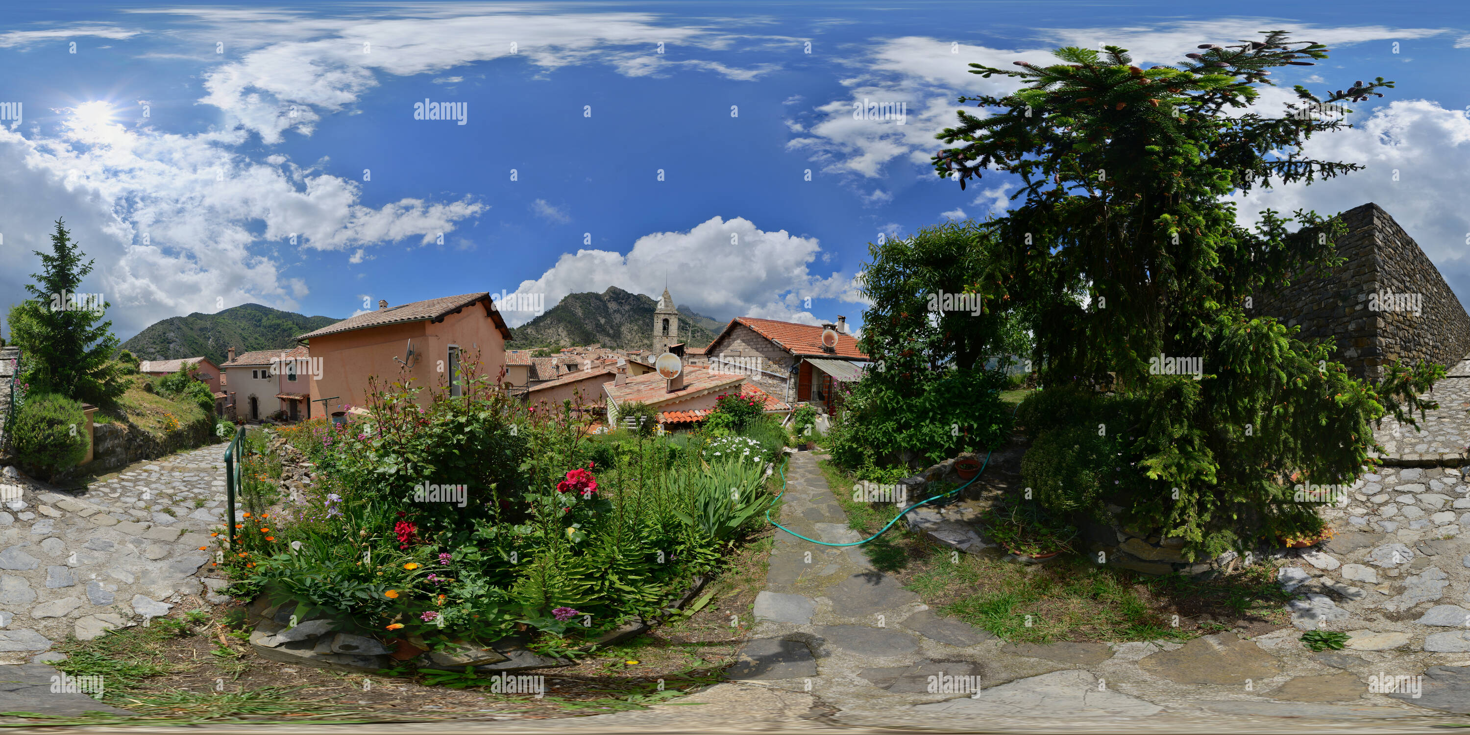 360° view of Rooftops of Utelle - Alamy