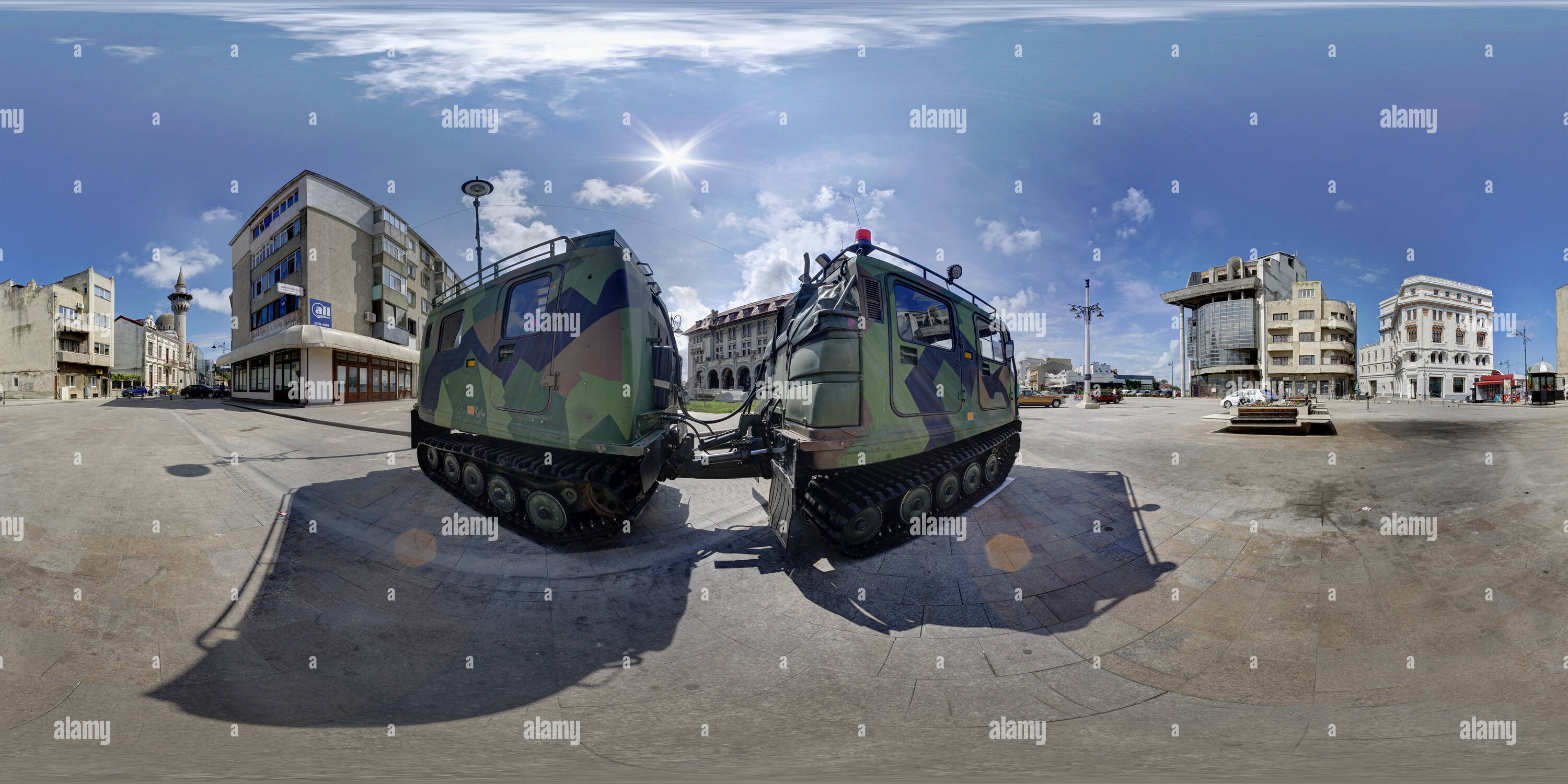 360° view of Ovidiu Square Constanta - Alamy