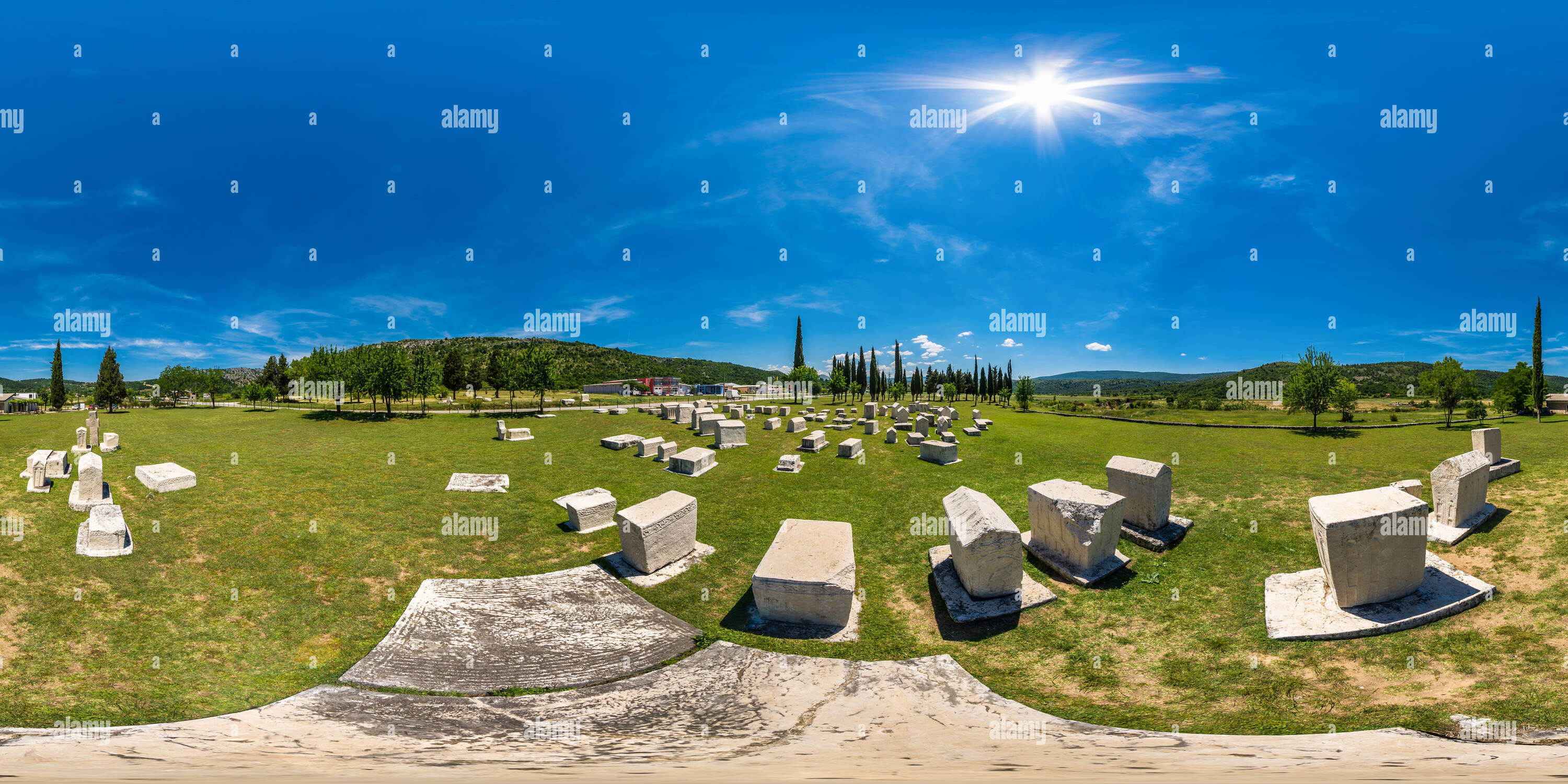 360° view of Radimlja, Stolac 2017 - Alamy
