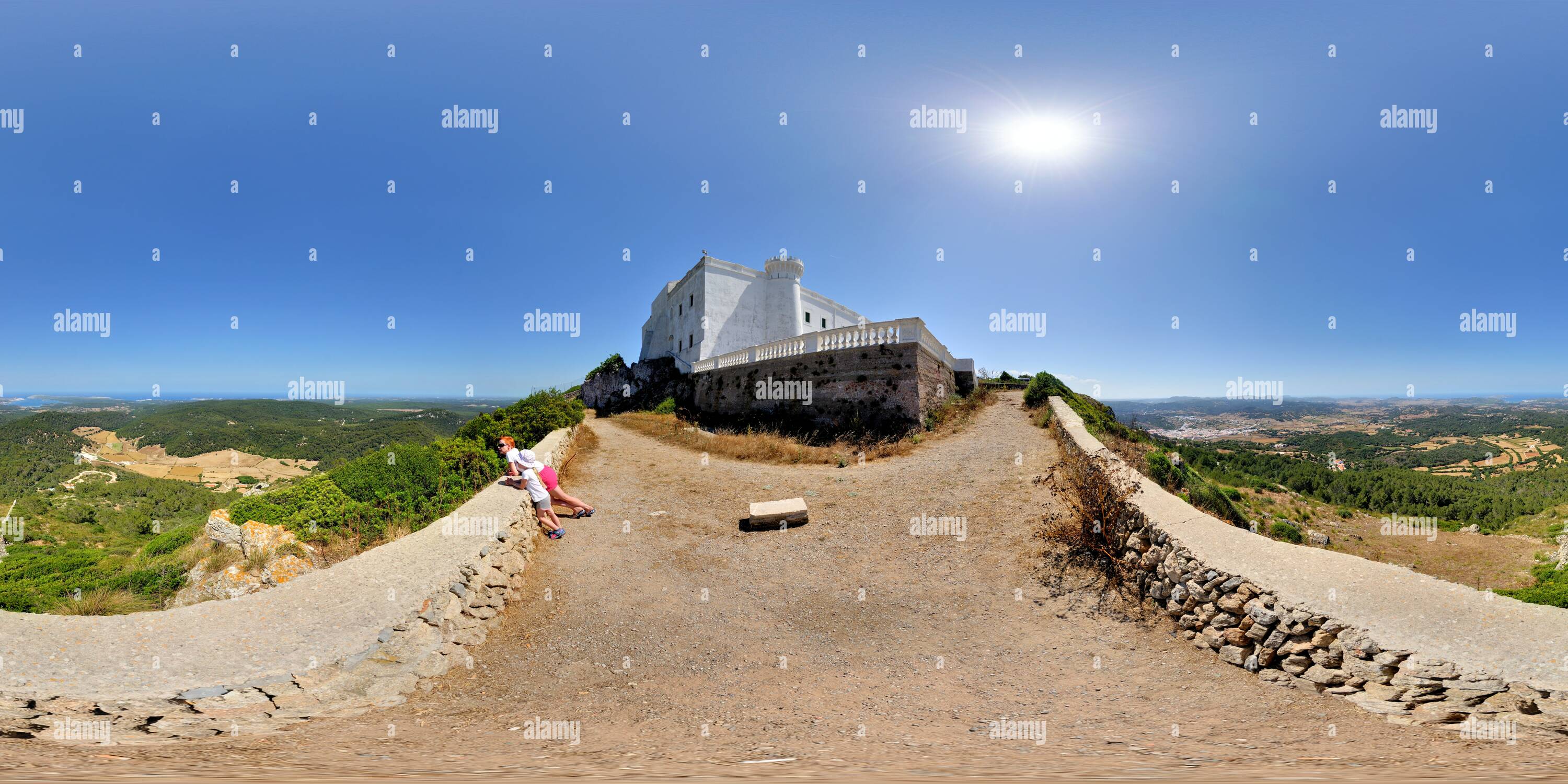 360° view of El Toro, Menorca, Spain (8119 - Alamy