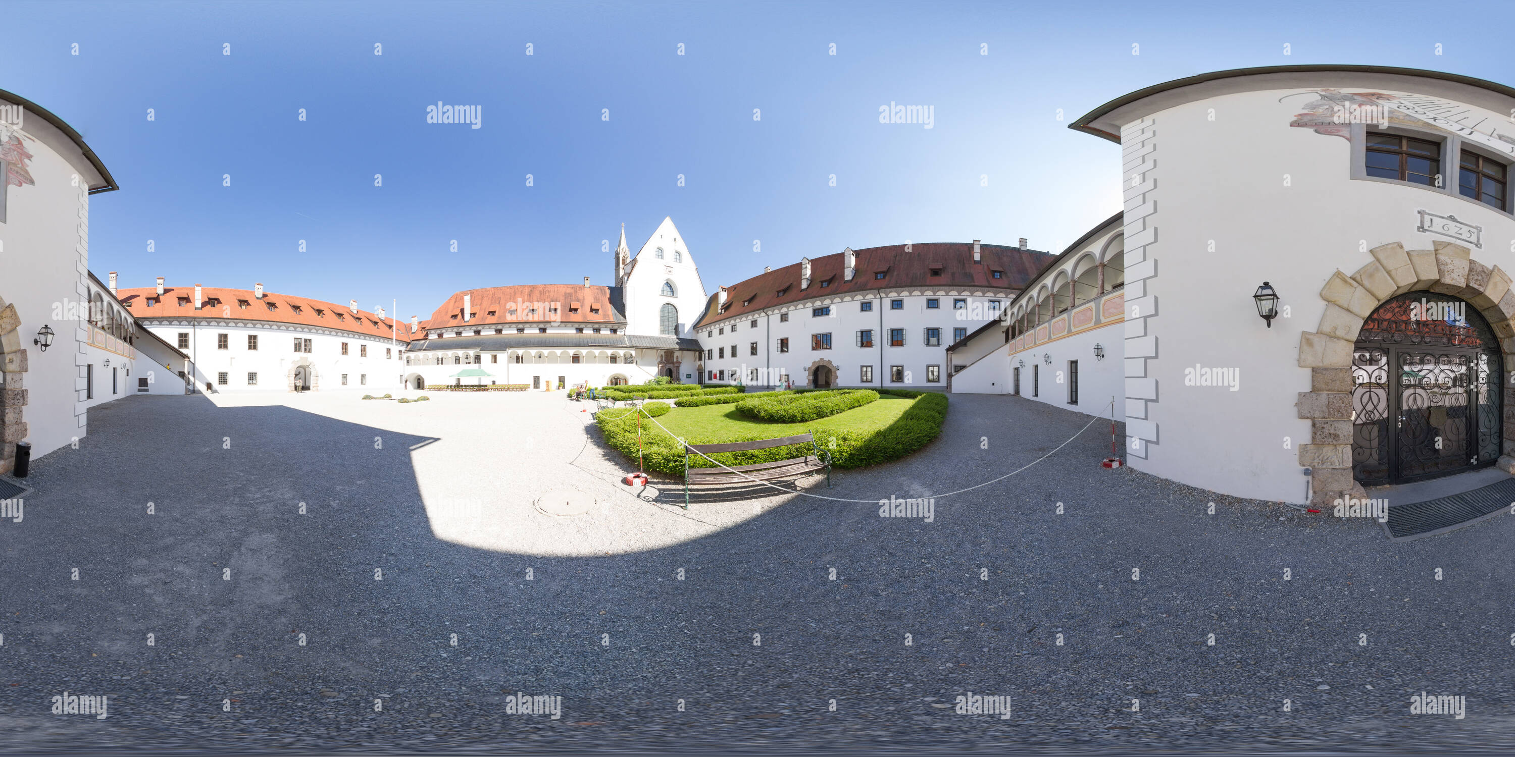 360° view of Kartause Gaming, Innenhof - Alamy