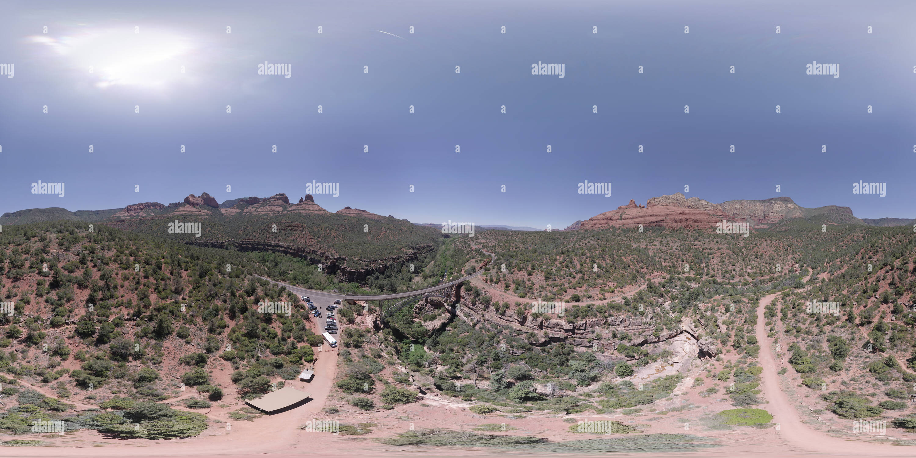 360° view of Wilson Canyon, Sedona, Arizona, USA - Alamy