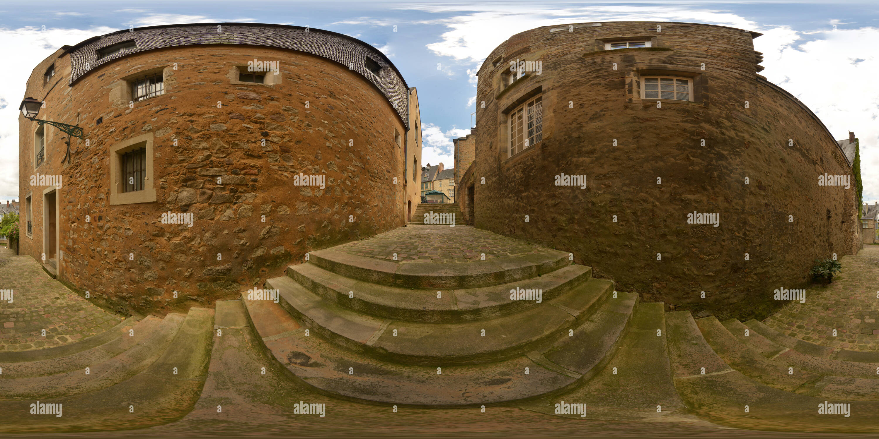 360° view of Escalier de la pierre de Tucé - Alamy