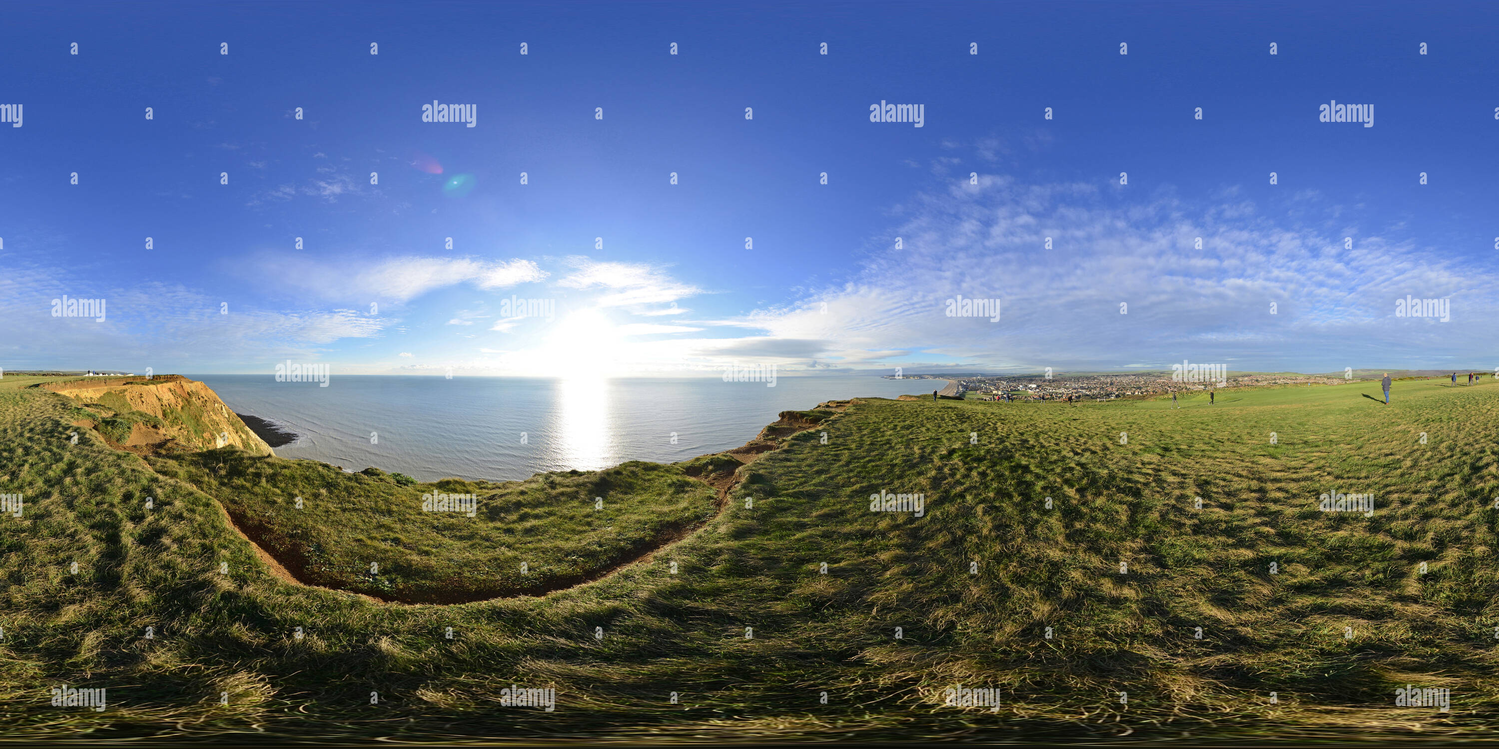 360° view of Seaford Head Top - Alamy