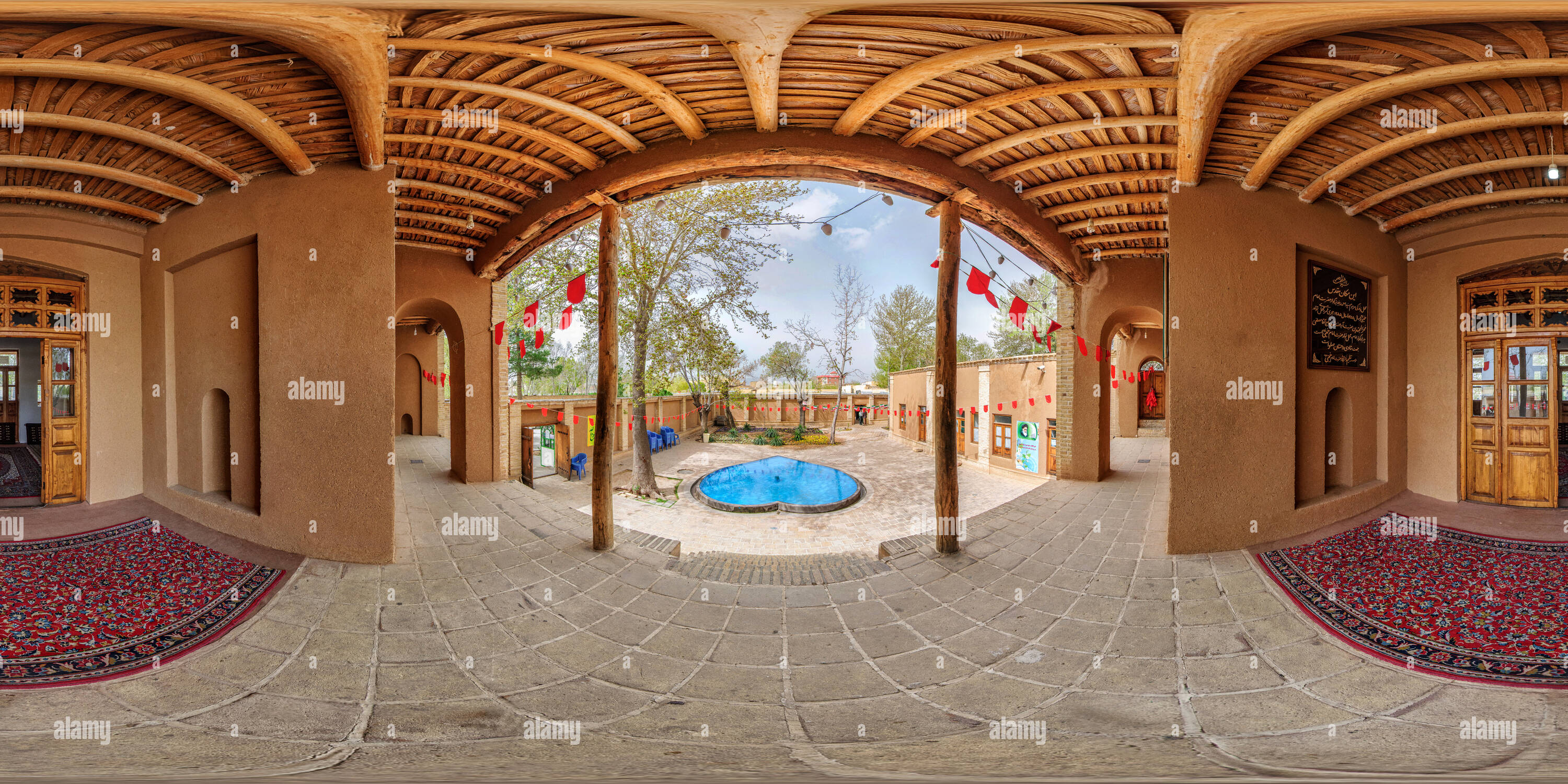 360° view of Imam Khomeini's historical house in Khomein - Alamy