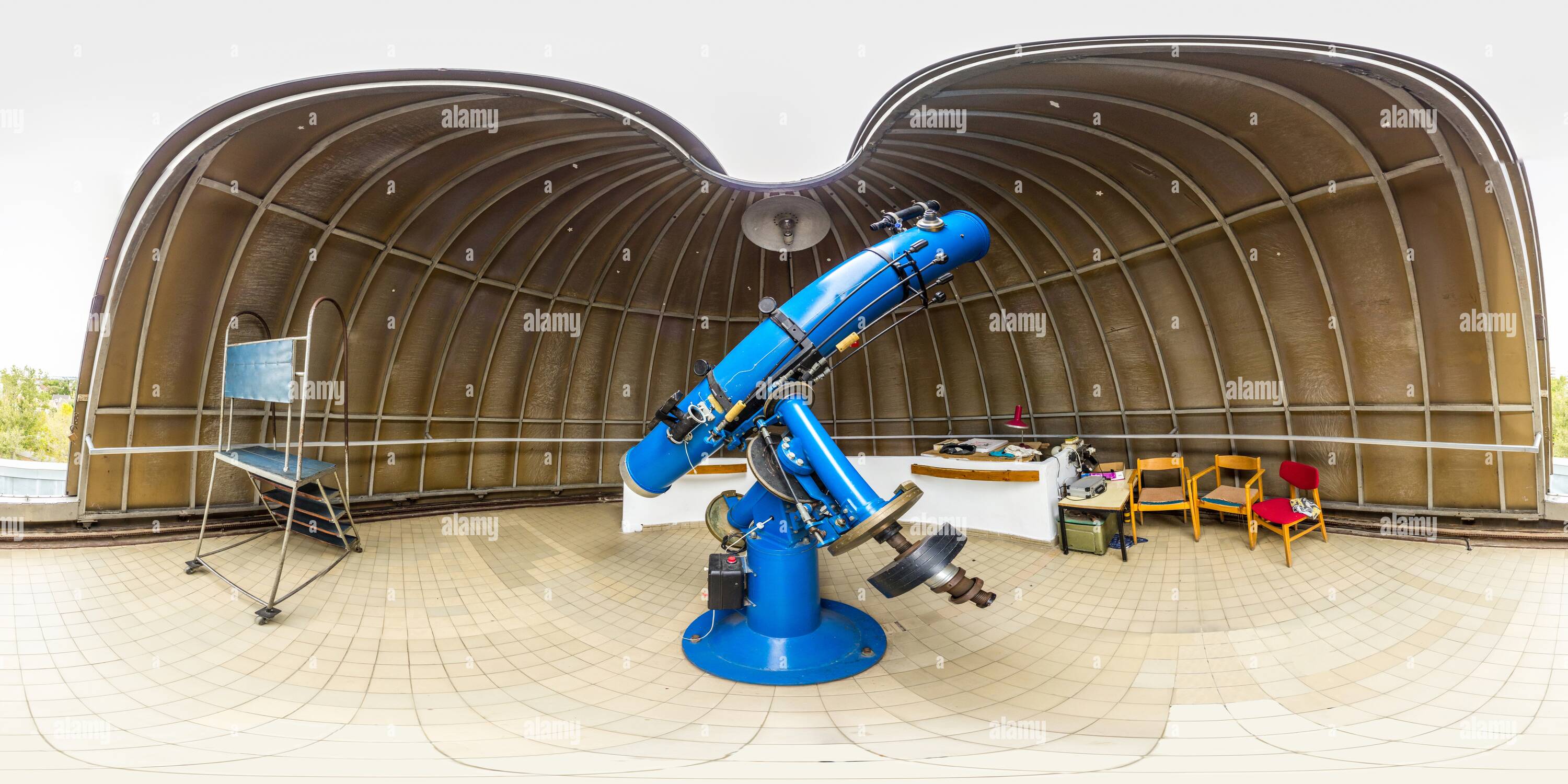 360° view of Terkan Lajos Public Observatory - TELAPO (1 - Alamy