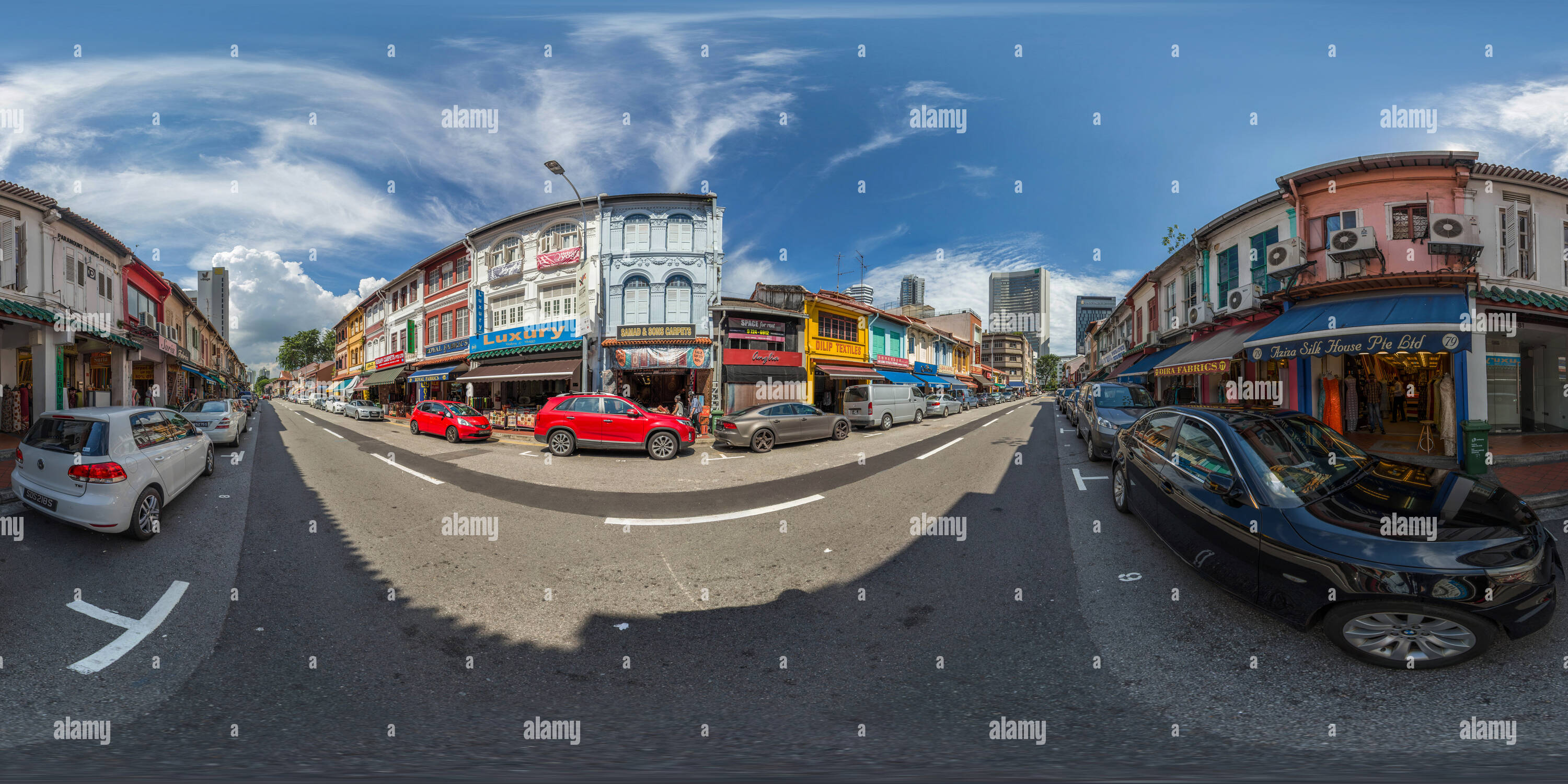 360° view of SINGAPORE - Kampong Glam - Arab Street - Alamy