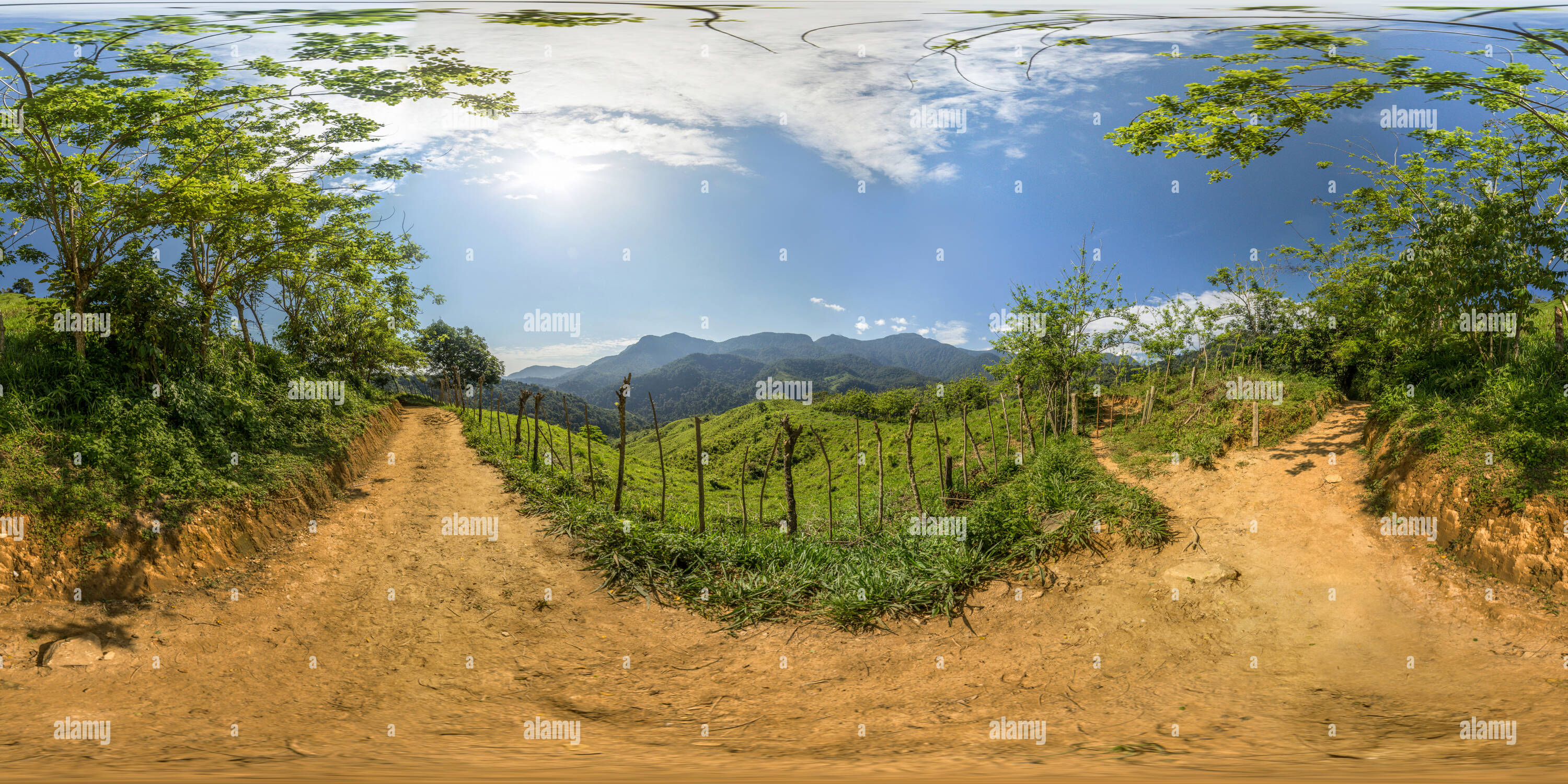 360° view of COLOMBIA - Lost City Trek 7 - Countryside Trail - Alamy