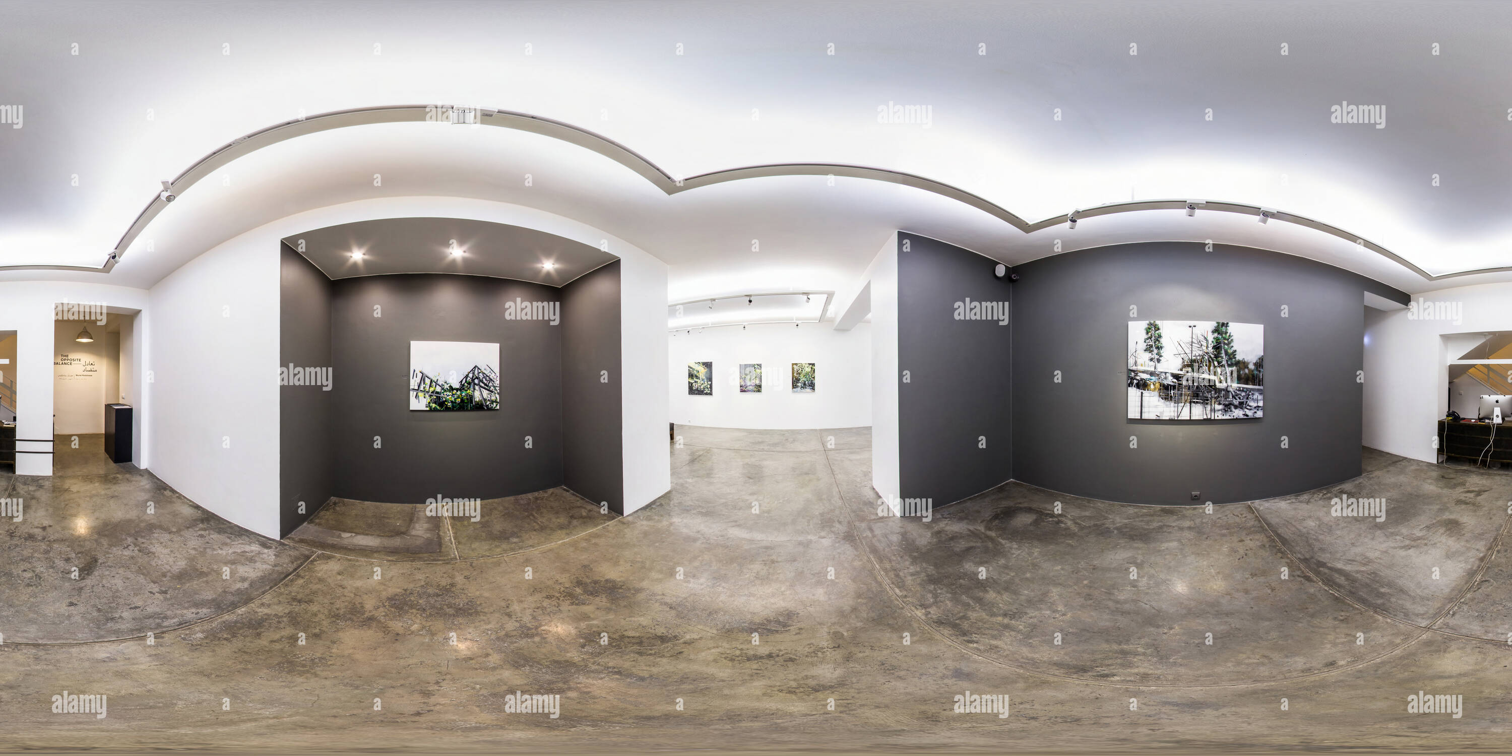 360° view of Shirin Art Gallery Feb 2018 Muriel Rodolosse The Opposite ...