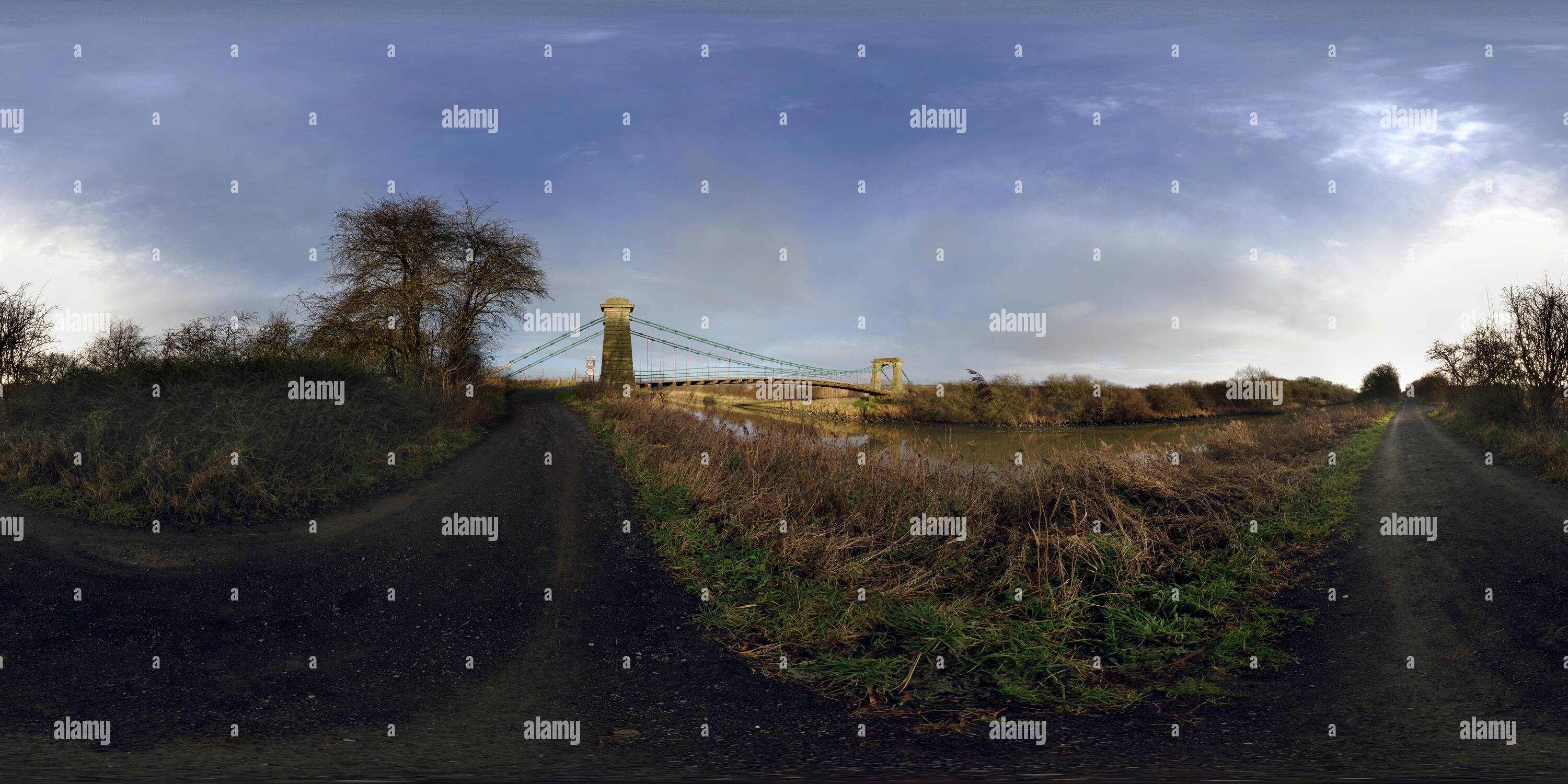 360° view of The Ancholme Near Horkstow Bridge - Alamy