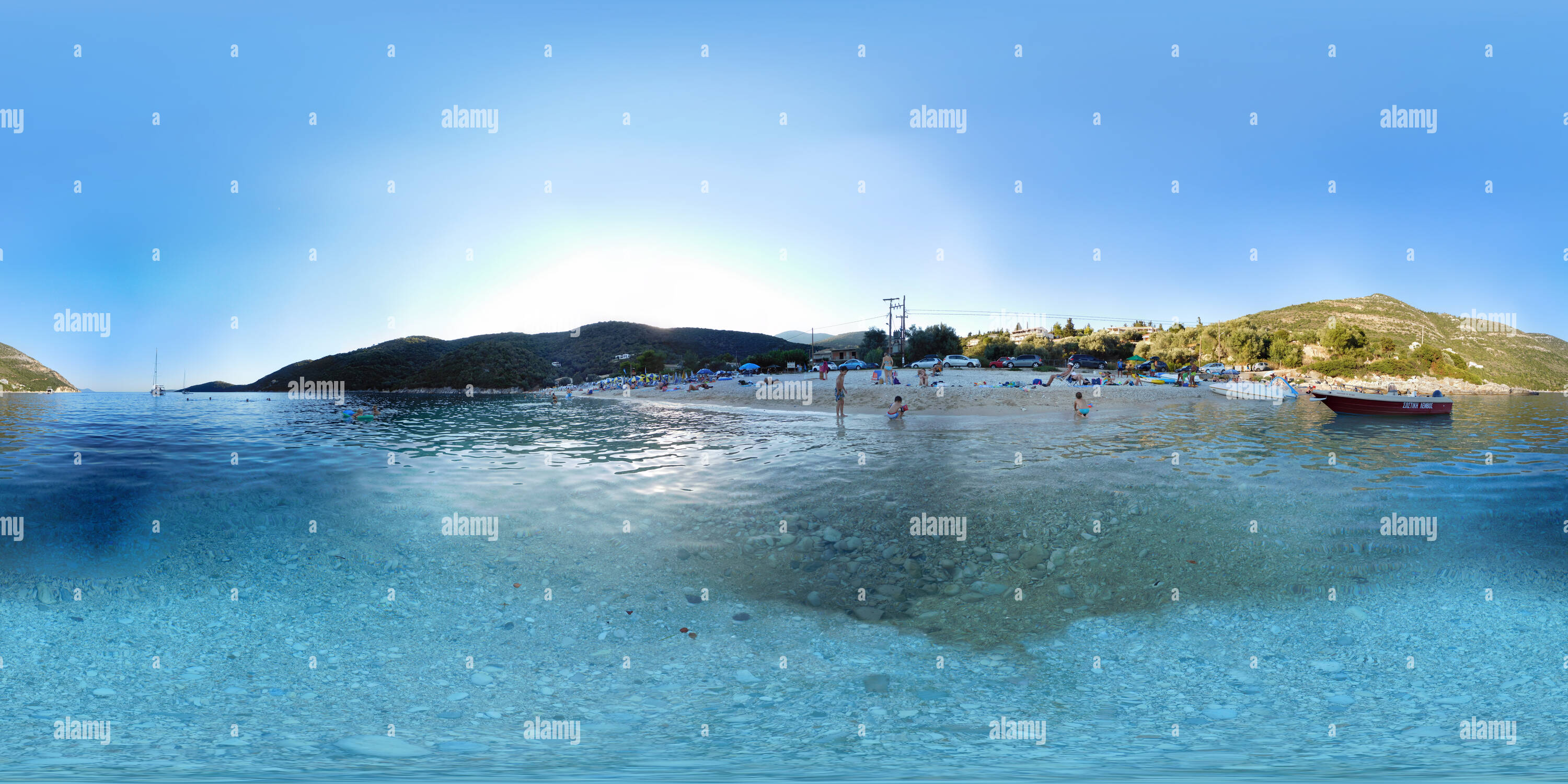 360° view of Mikros Gialos - Lefkada - Alamy