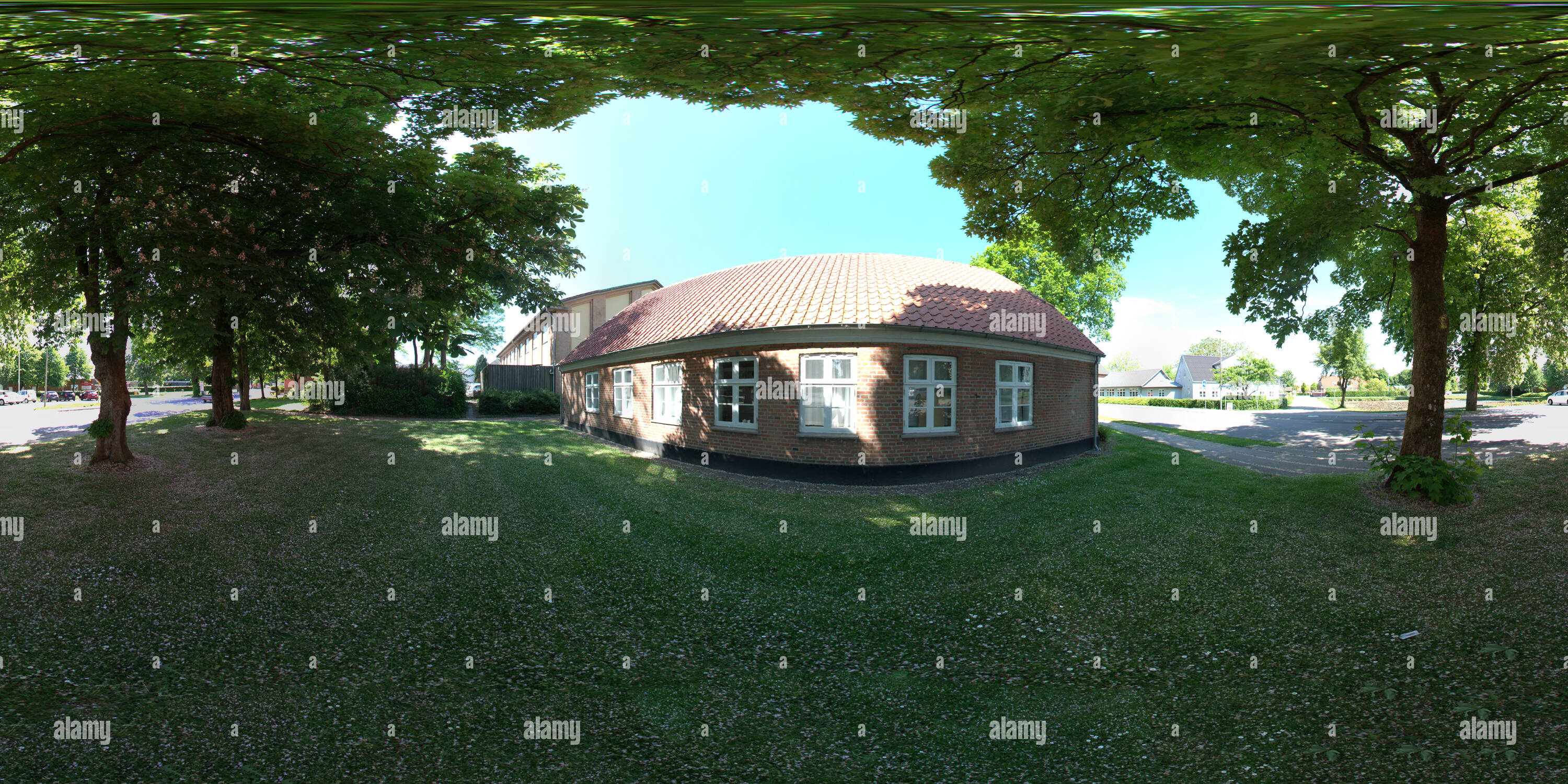 360° view of The oldest house in Askov - Alamy