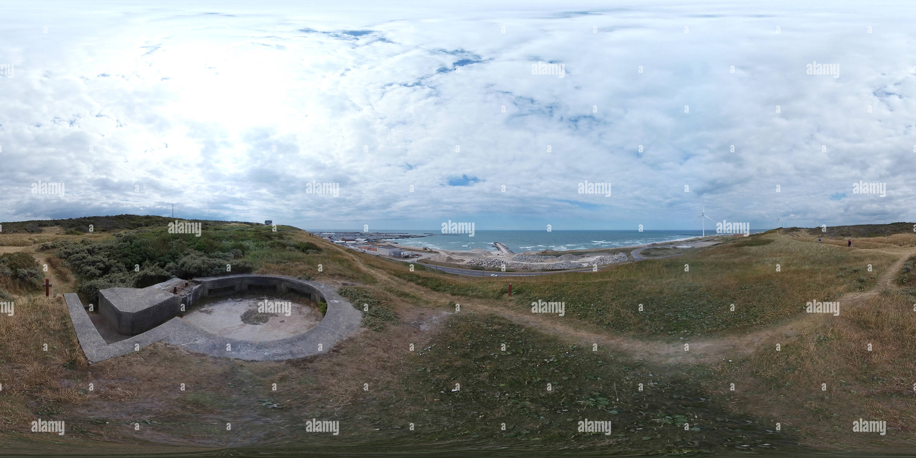 360° view of Hanstholm Bunker museum 4 - Alamy