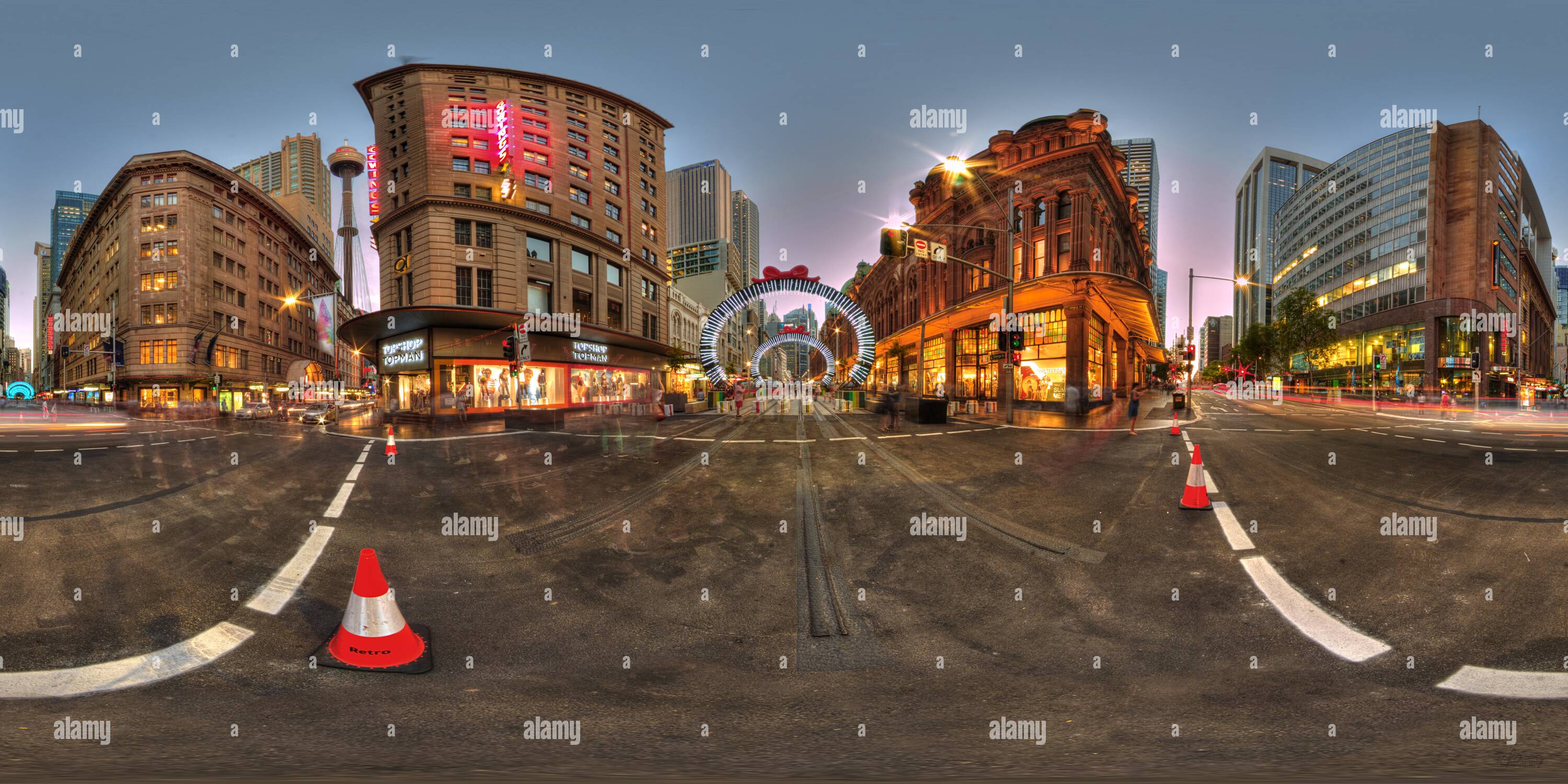 360° view of Christmas in Sydney - 2017 - Alamy