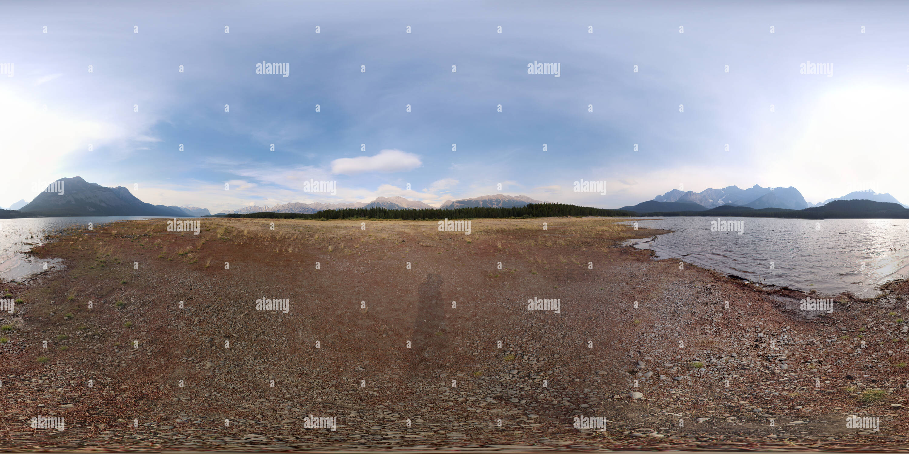 360° view of Lower Kananaskis Lake - Alamy