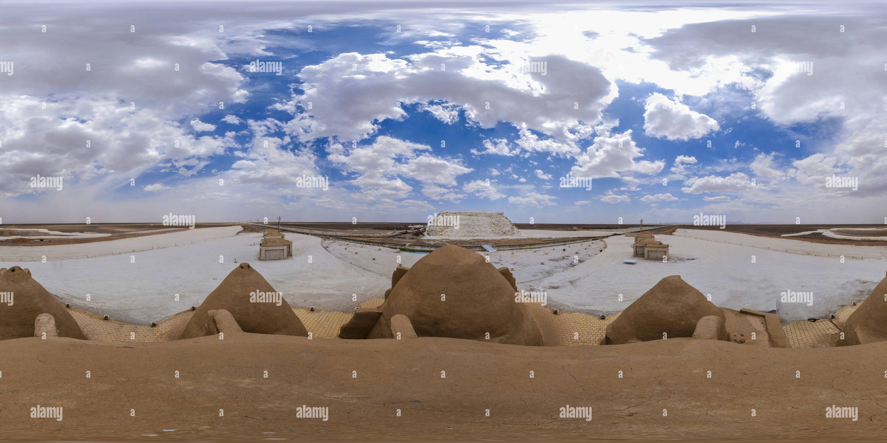 360° view of Salt waterfall Potash - Alamy