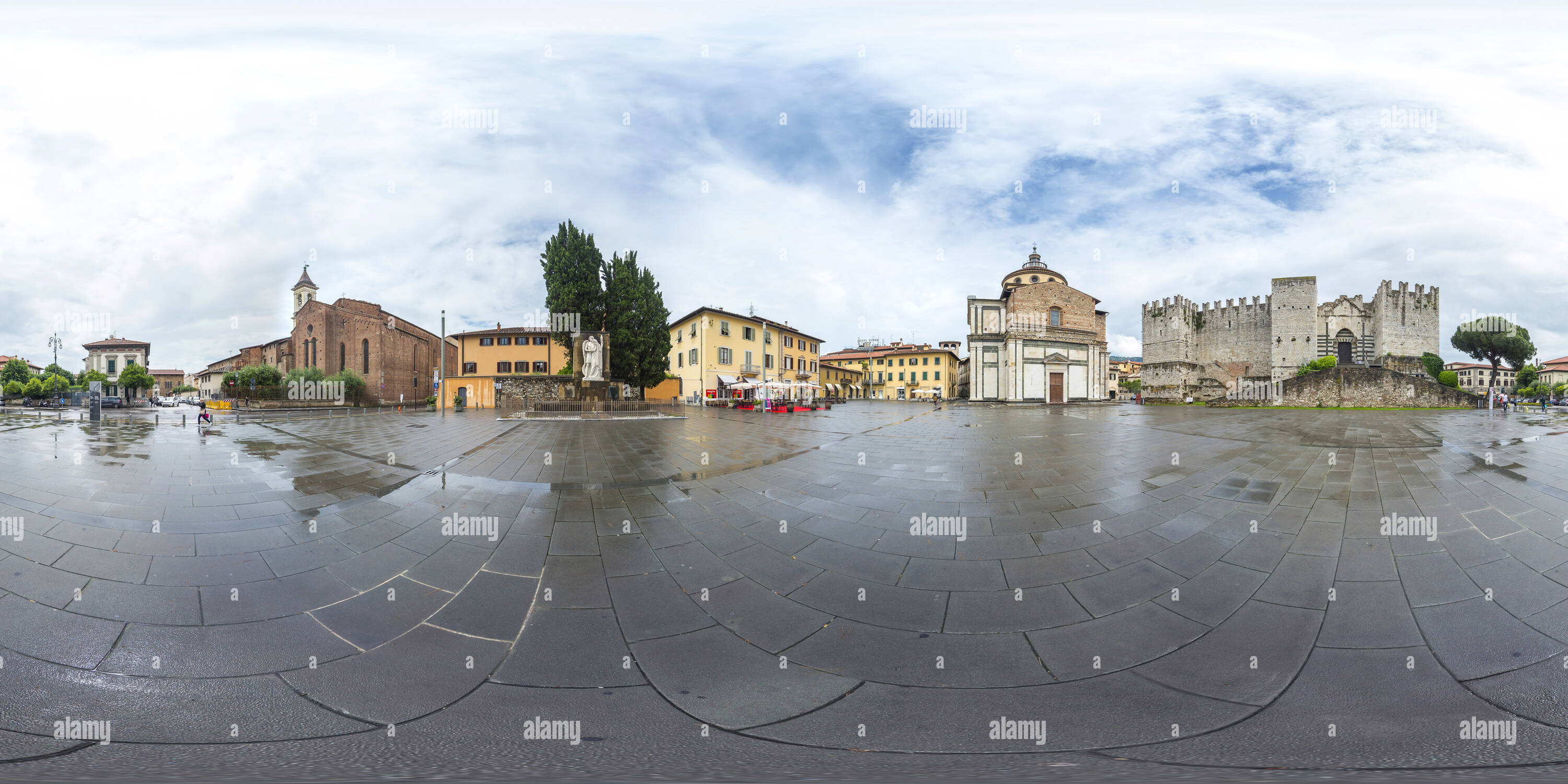 360° view of Toscana. Prato. Castello dell'Imperatore - Alamy