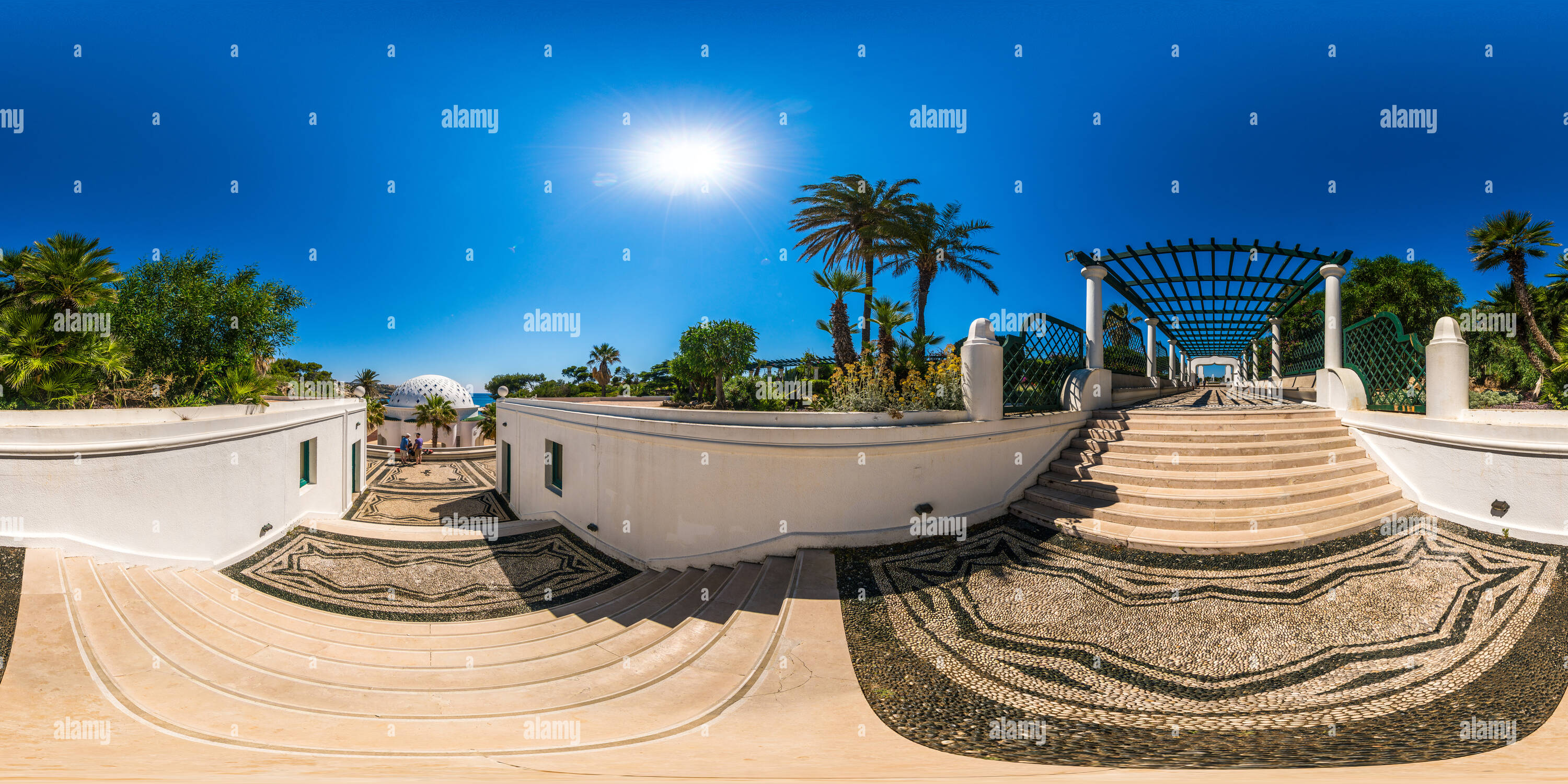 360° view of entrance of Kallithea, Rhodes - Alamy