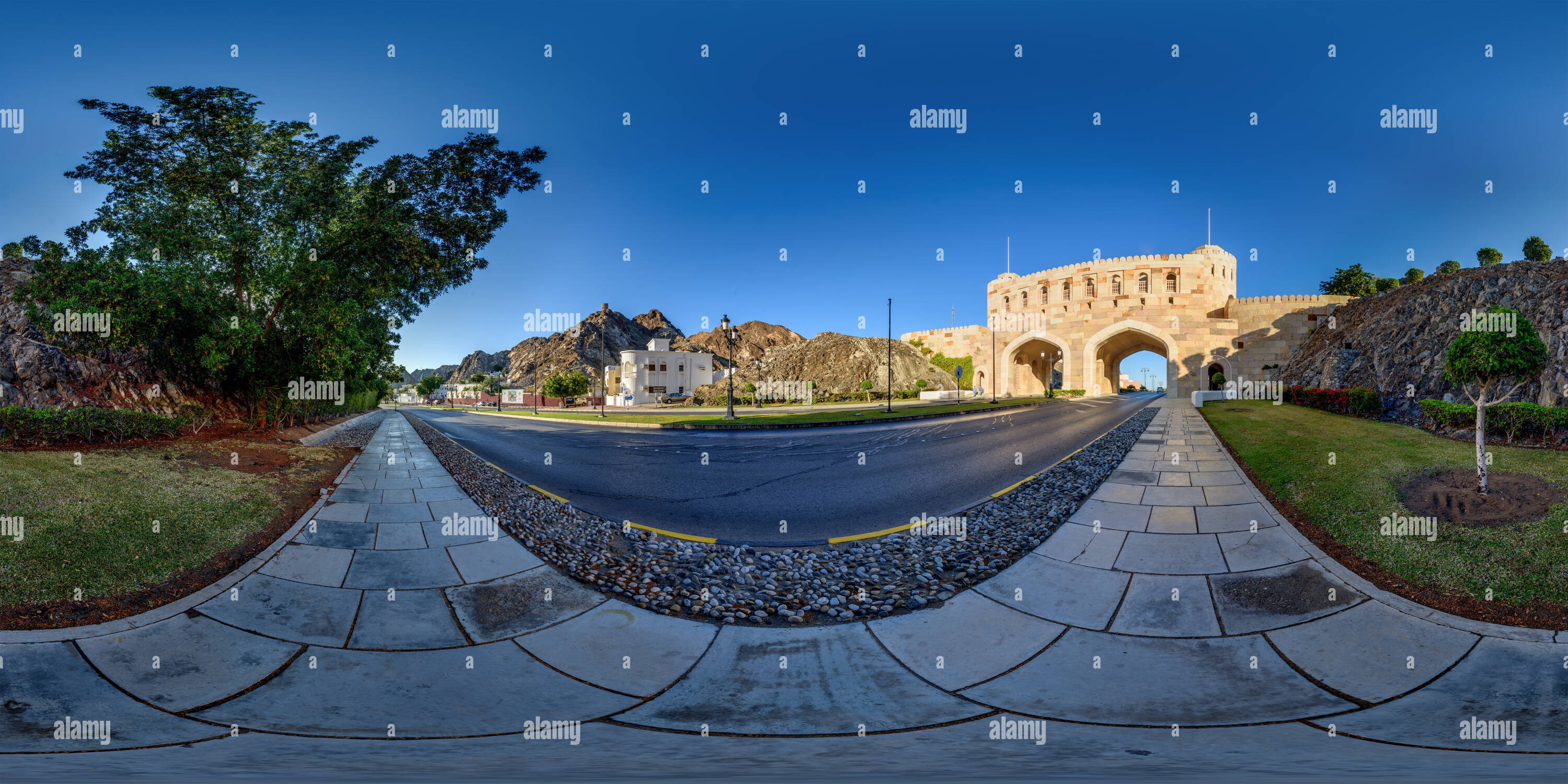 360° view of Mutrah Gate Museum - Alamy