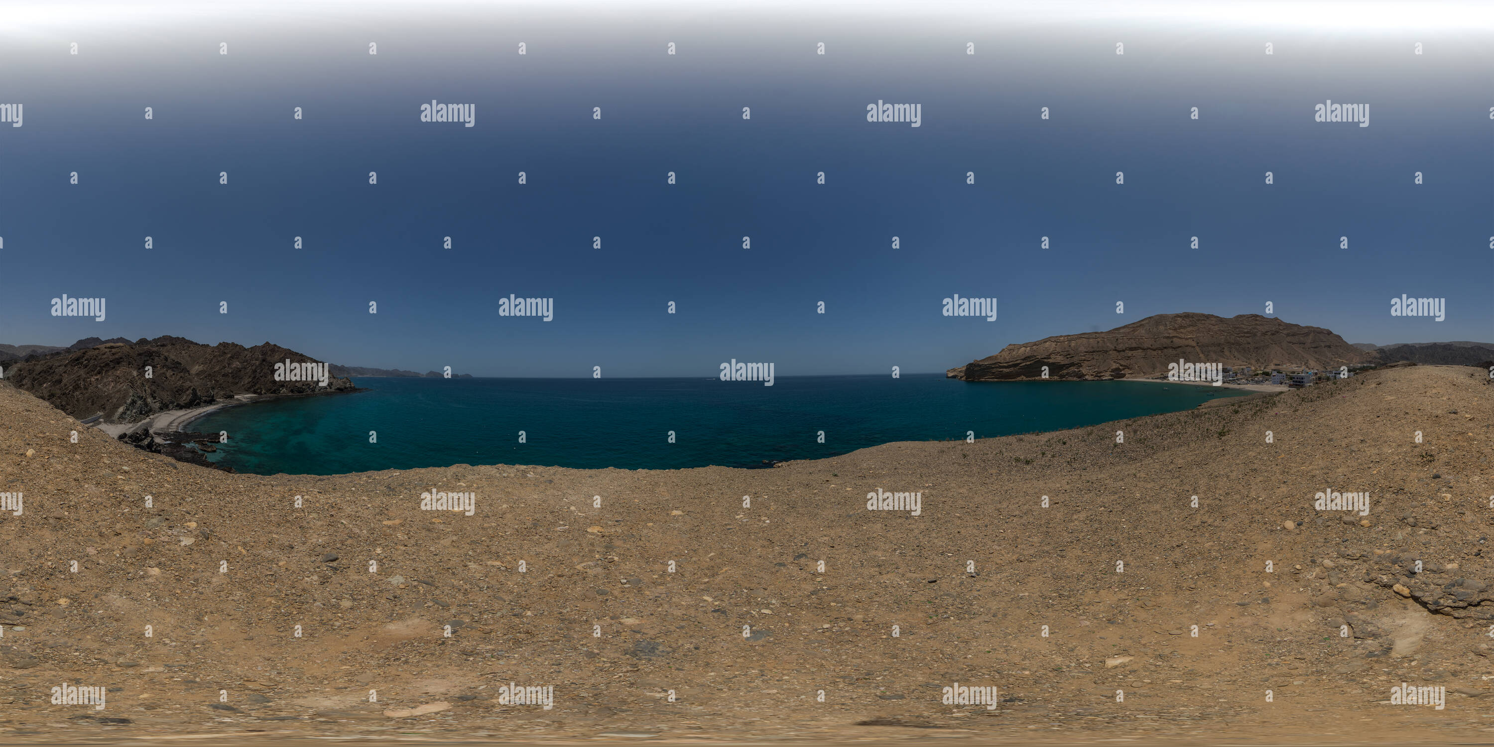 360° view of Qantab Beach Muscat - Alamy