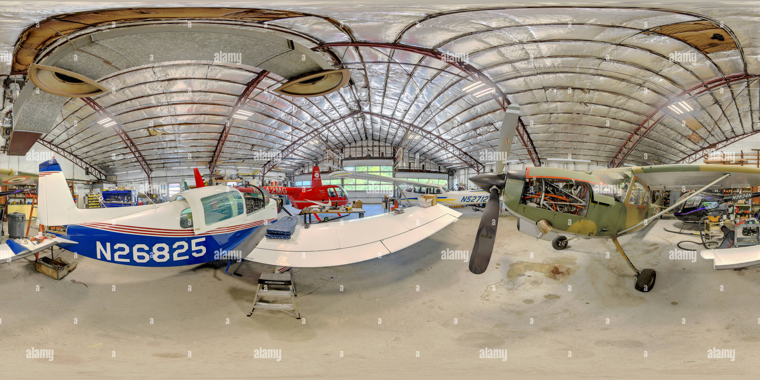 360° view of Boston Helicopter Shop - Alamy