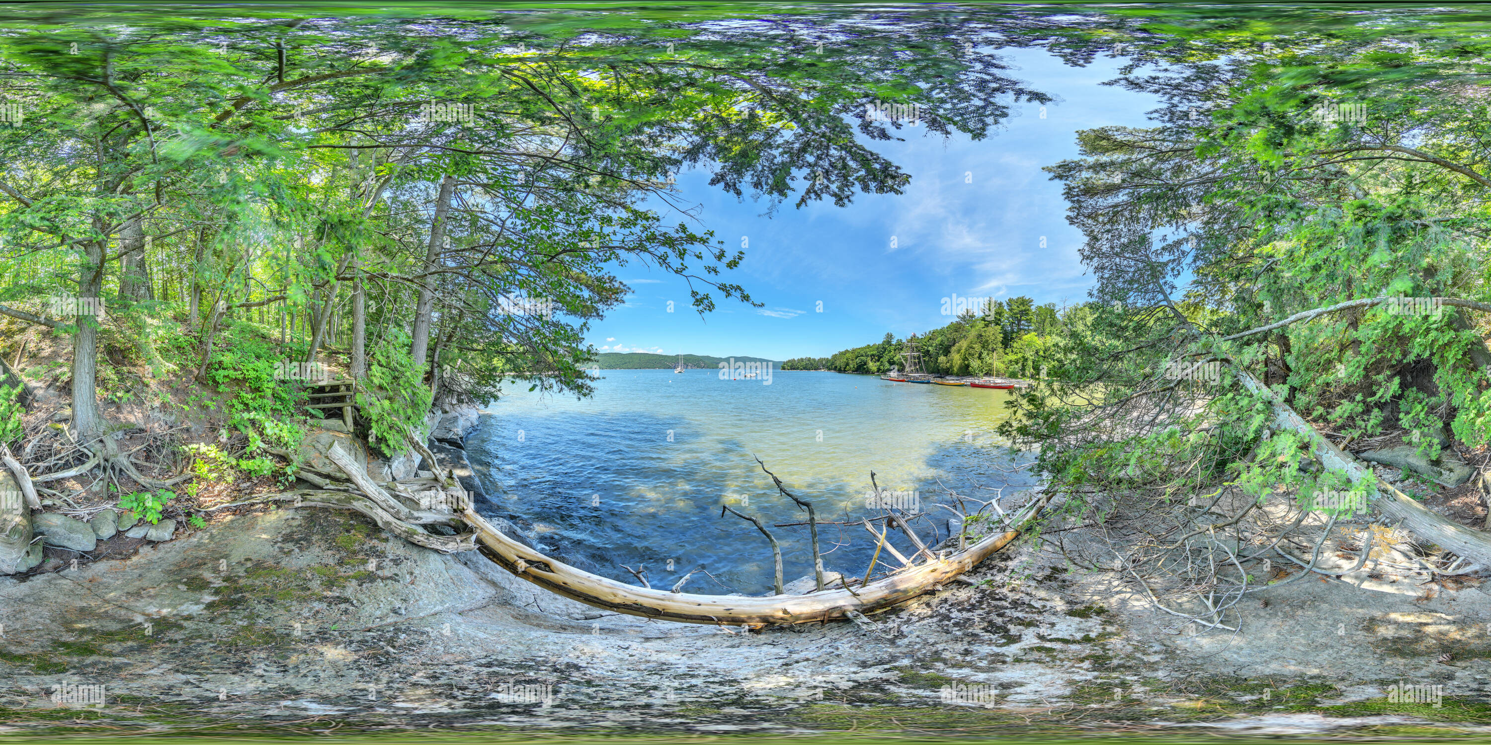 360° view of North Harbor 07-18 - Alamy