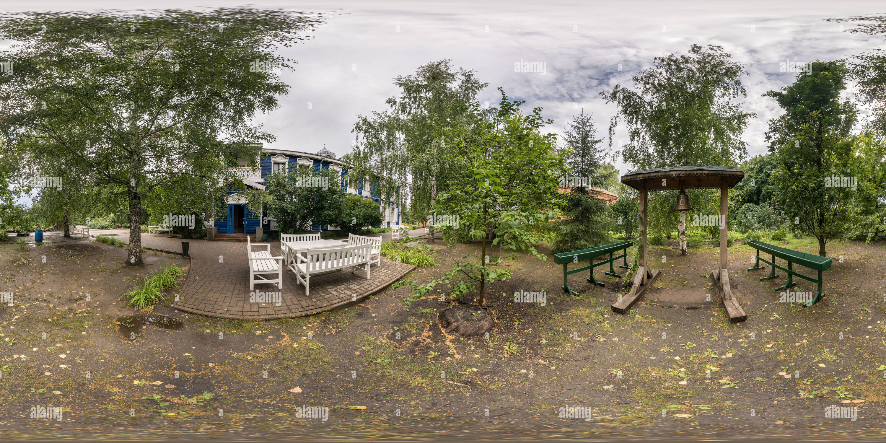 360° view of Rachmaninoff's estate in Ivanovka - Alamy