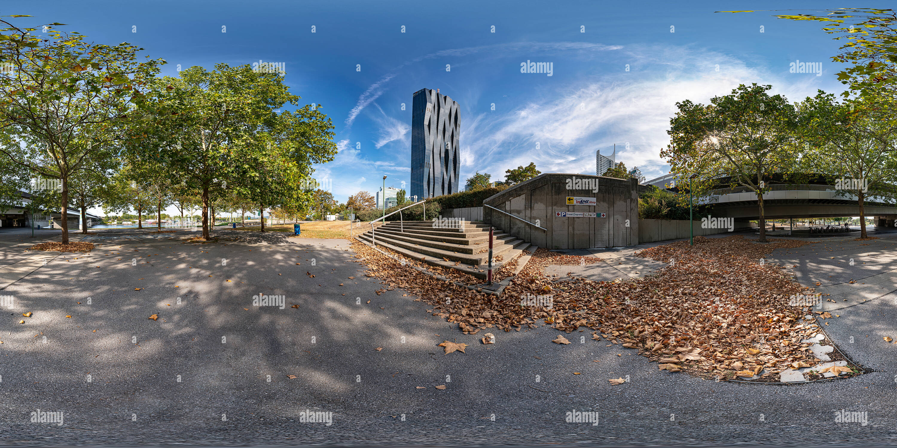 360° view of Dc Tower Wien - Alamy