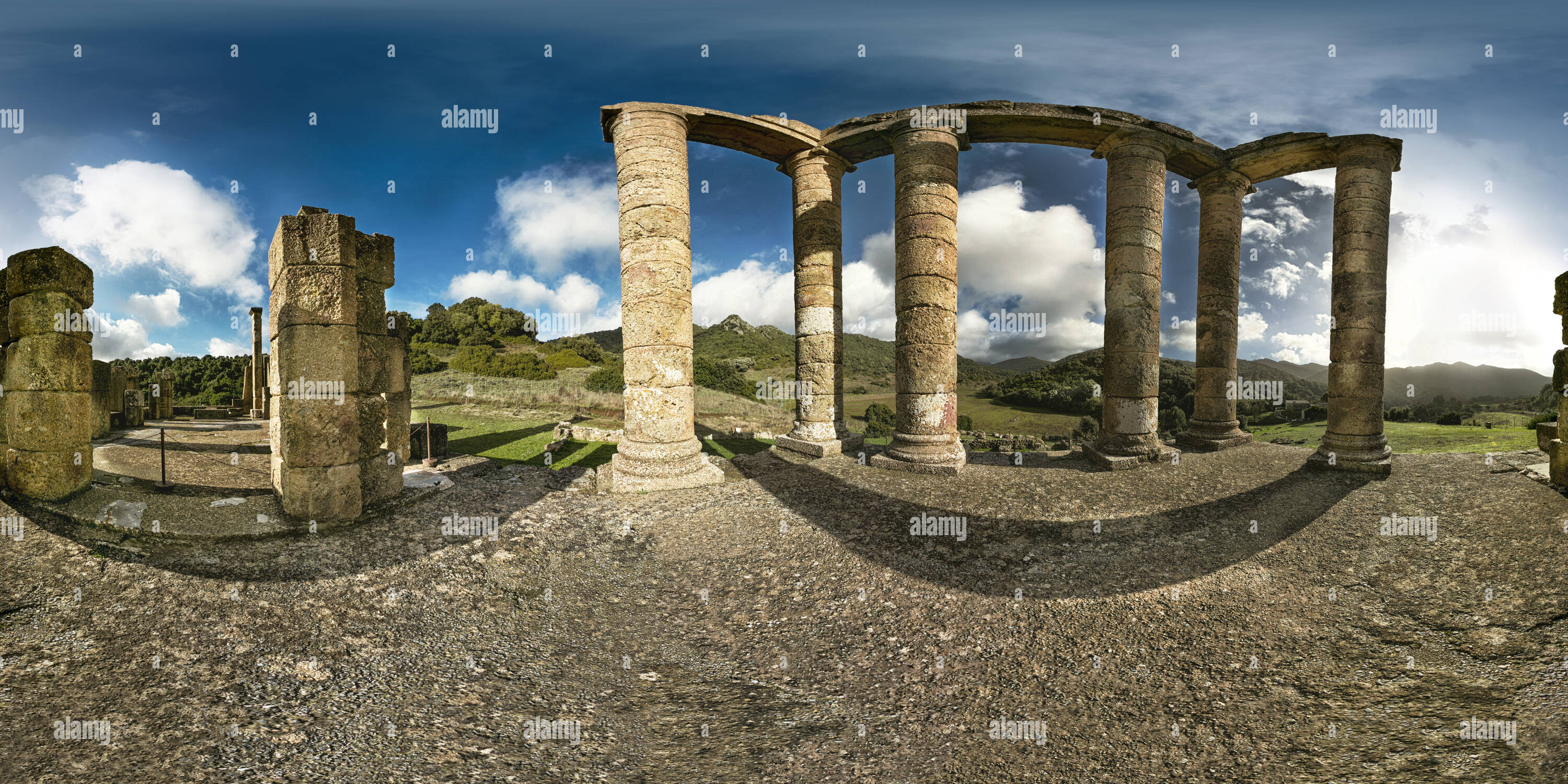 360° view of Temple of Antas - Alamy