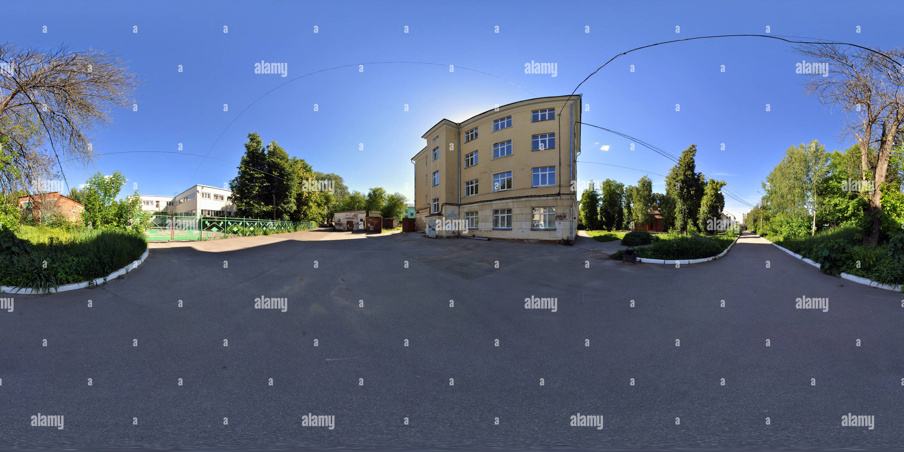 360° view of Building Three, TSU [02] - Alamy