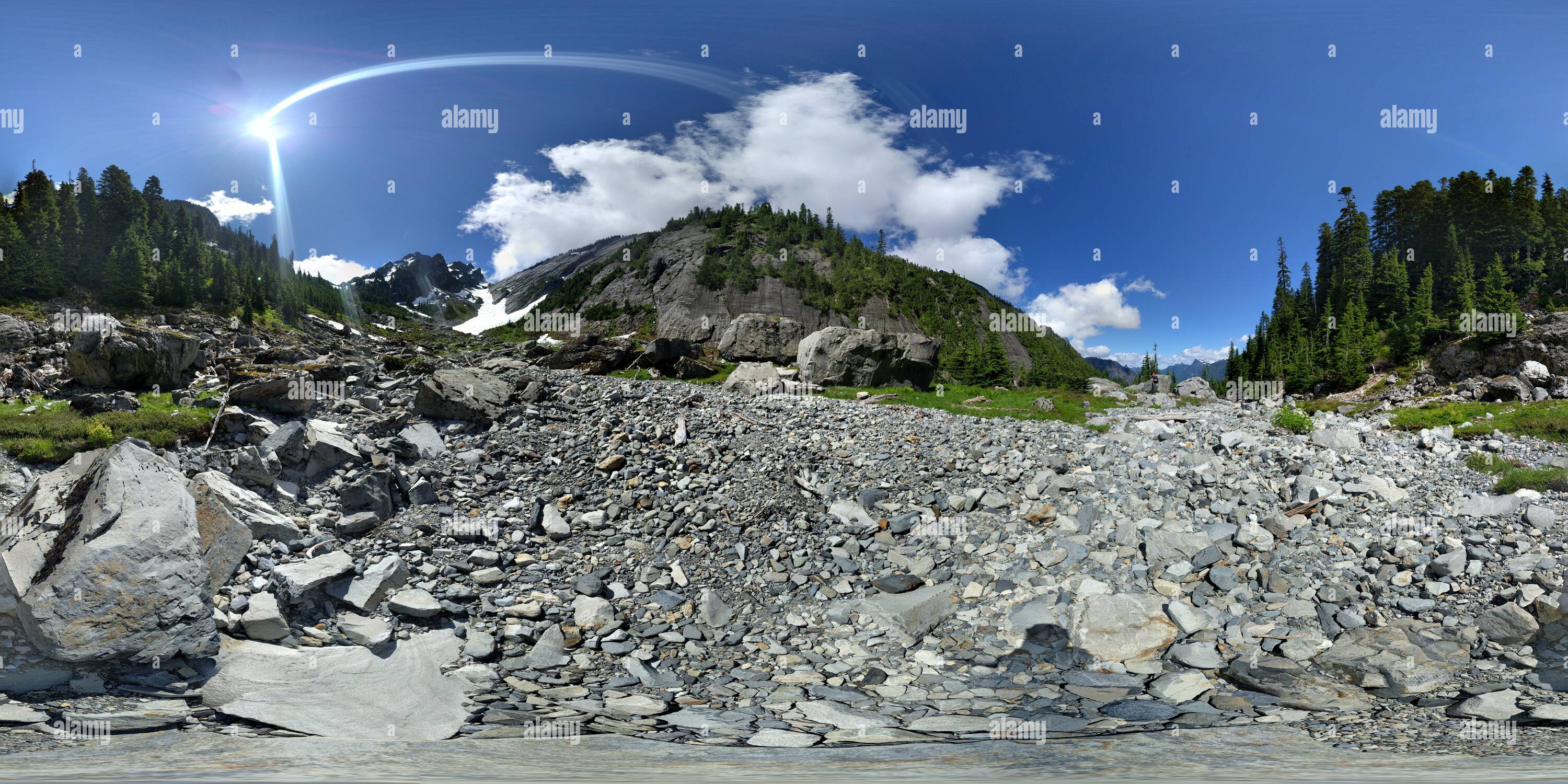 360° view of Near Del Campo Pk, North Cascades, Washington - Alamy