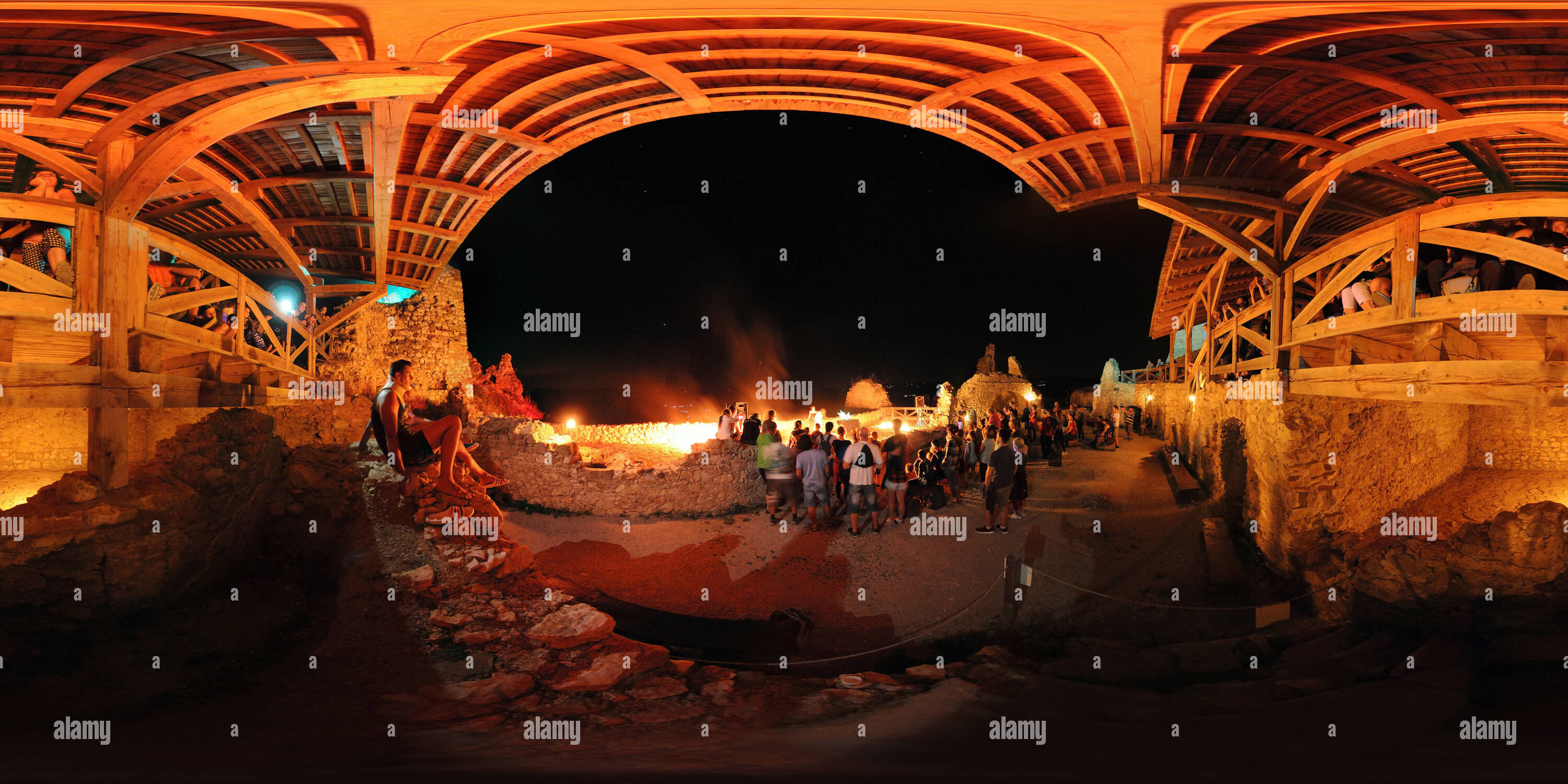 Cachtice elizabeth bathory castle theater night theatre show hi-res ...