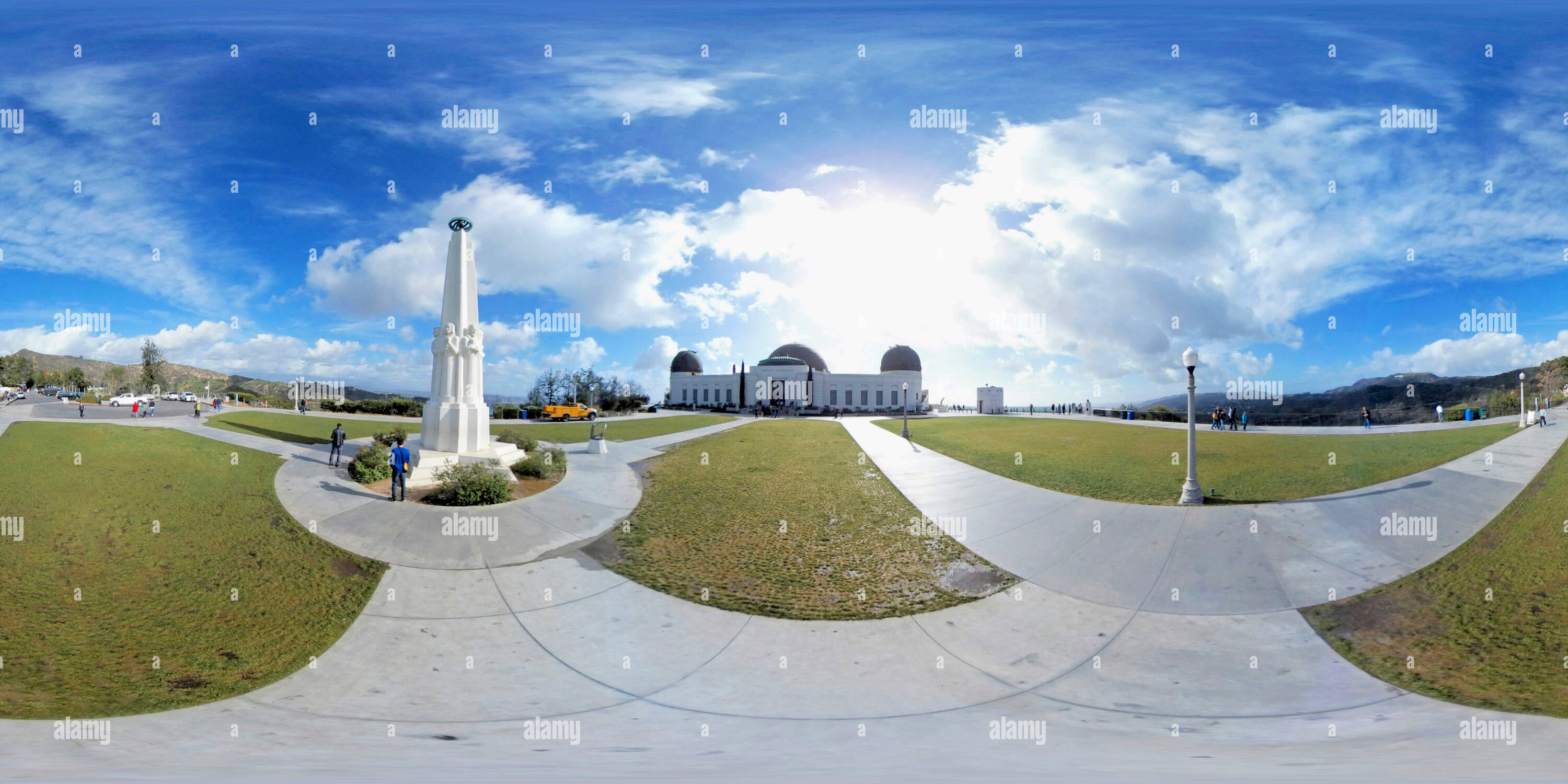 360° view of Griffith Observatory, Los Angeles - California - Alamy