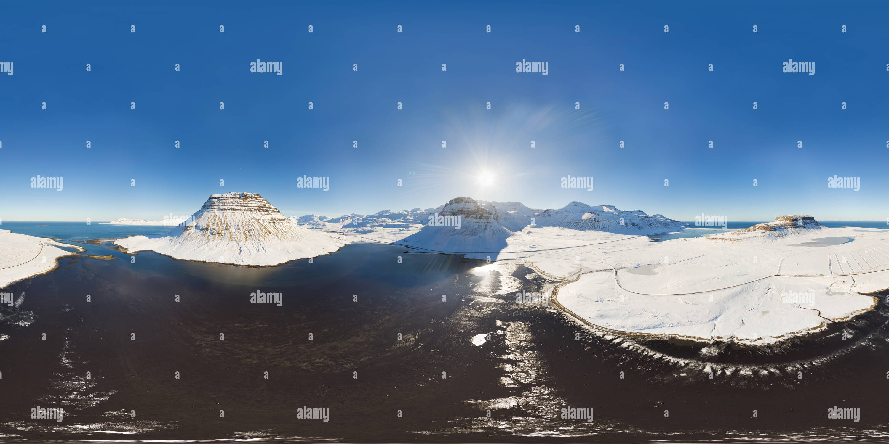Aerial kirkjufell hi-res stock photography and images - Alamy