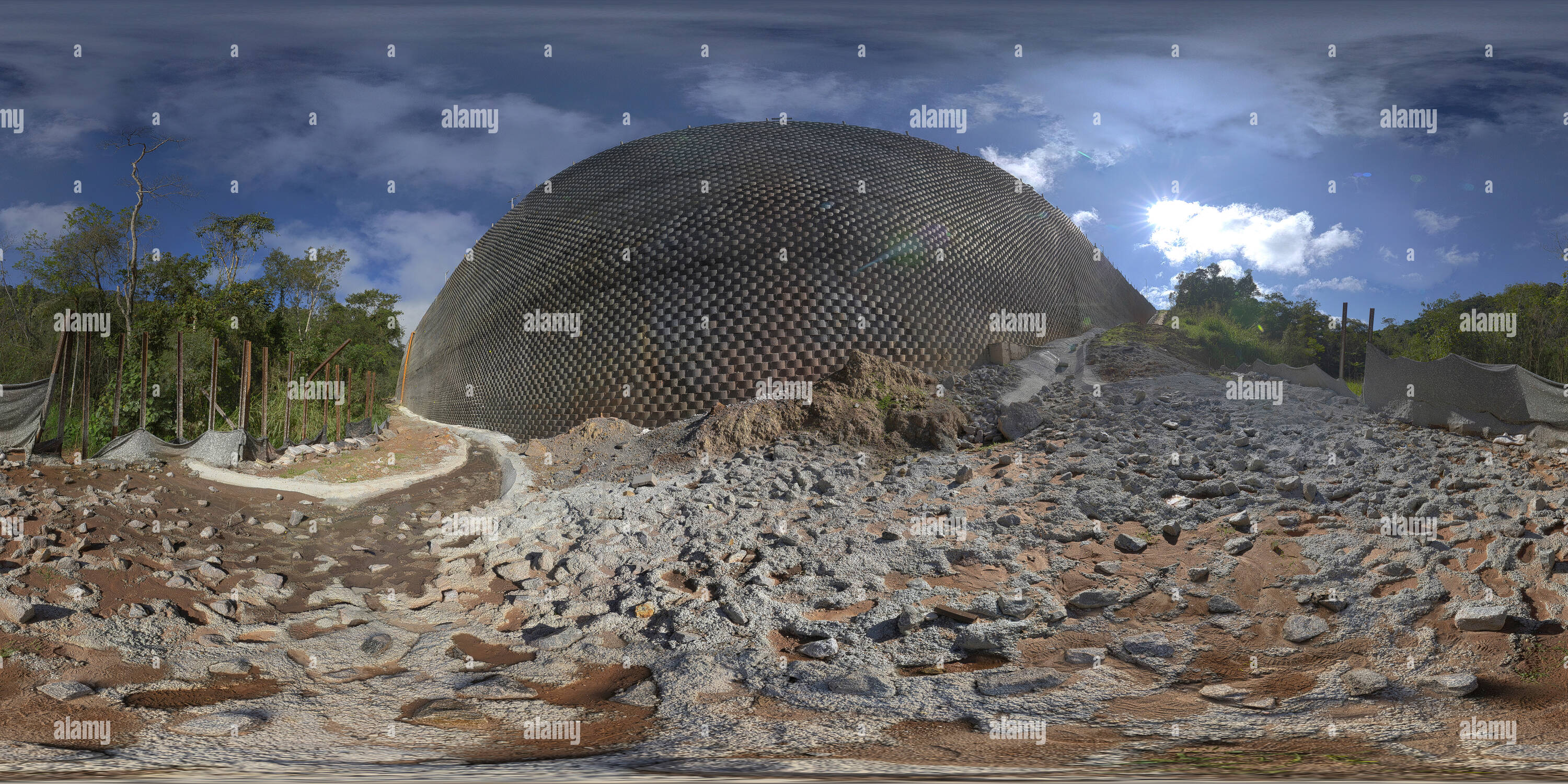 360° view of Wall Geo 03 - Alamy