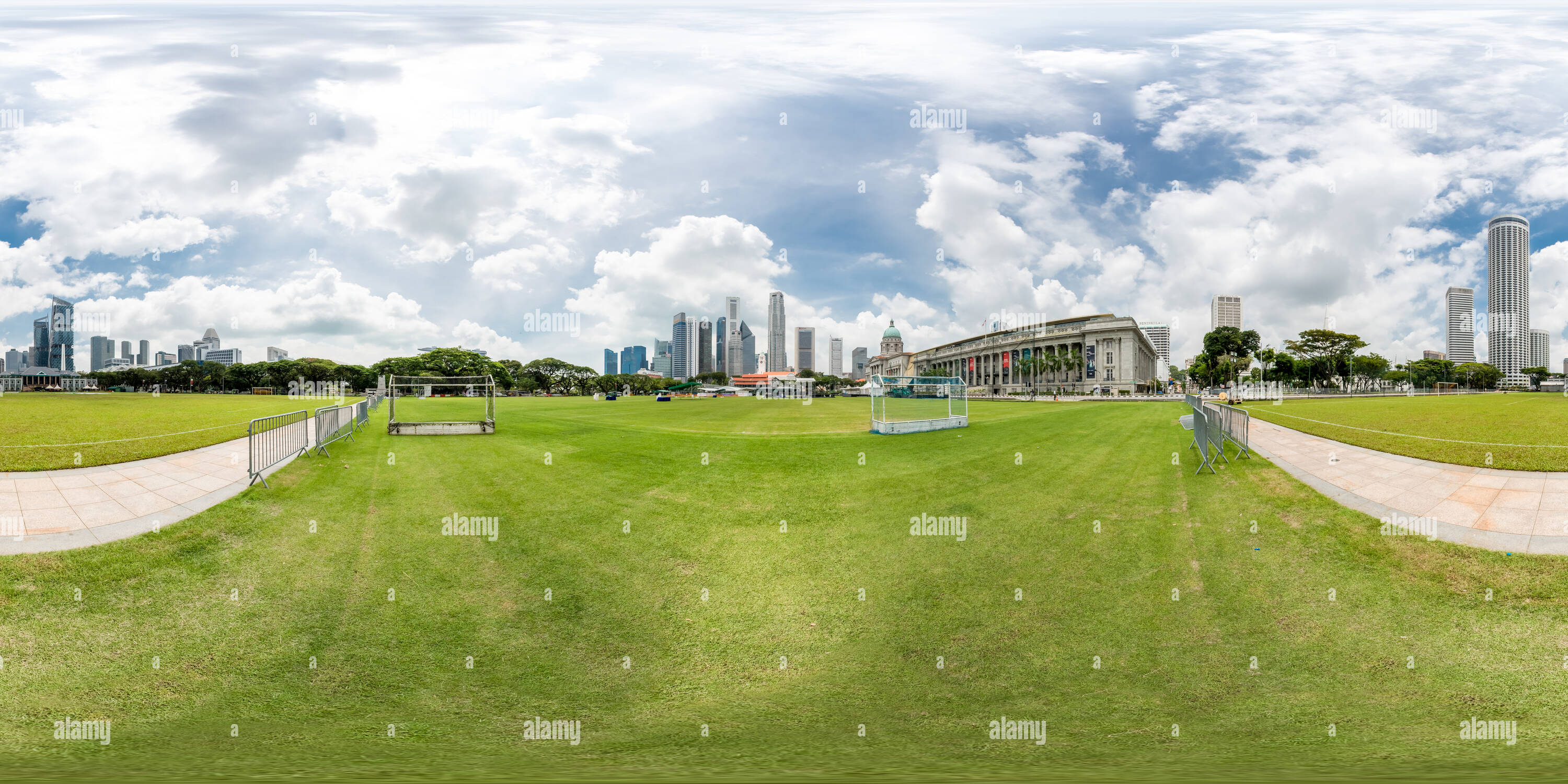 360° view of The Padang, Singapore - Alamy