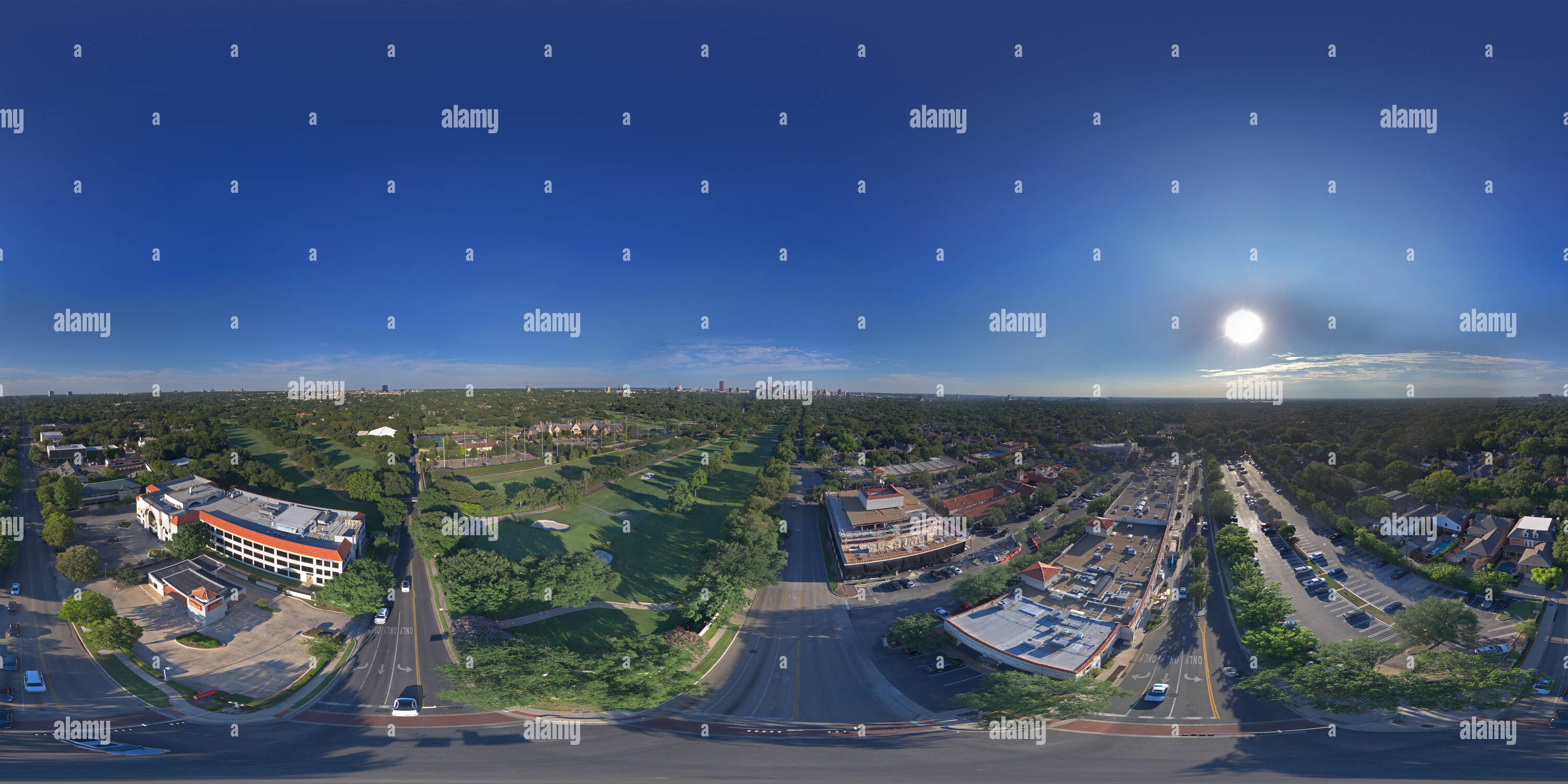 360° view of Highland Park Village - Alamy