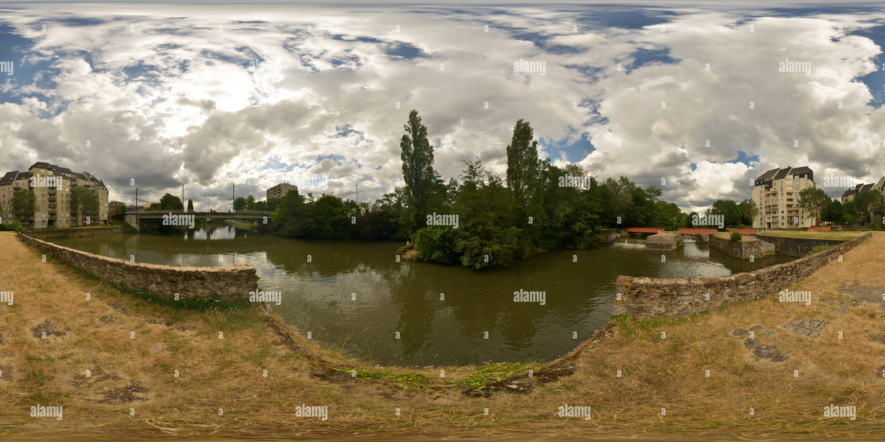 360° view of Pont des Vendéens - Le Mans (72) Fr - Alamy