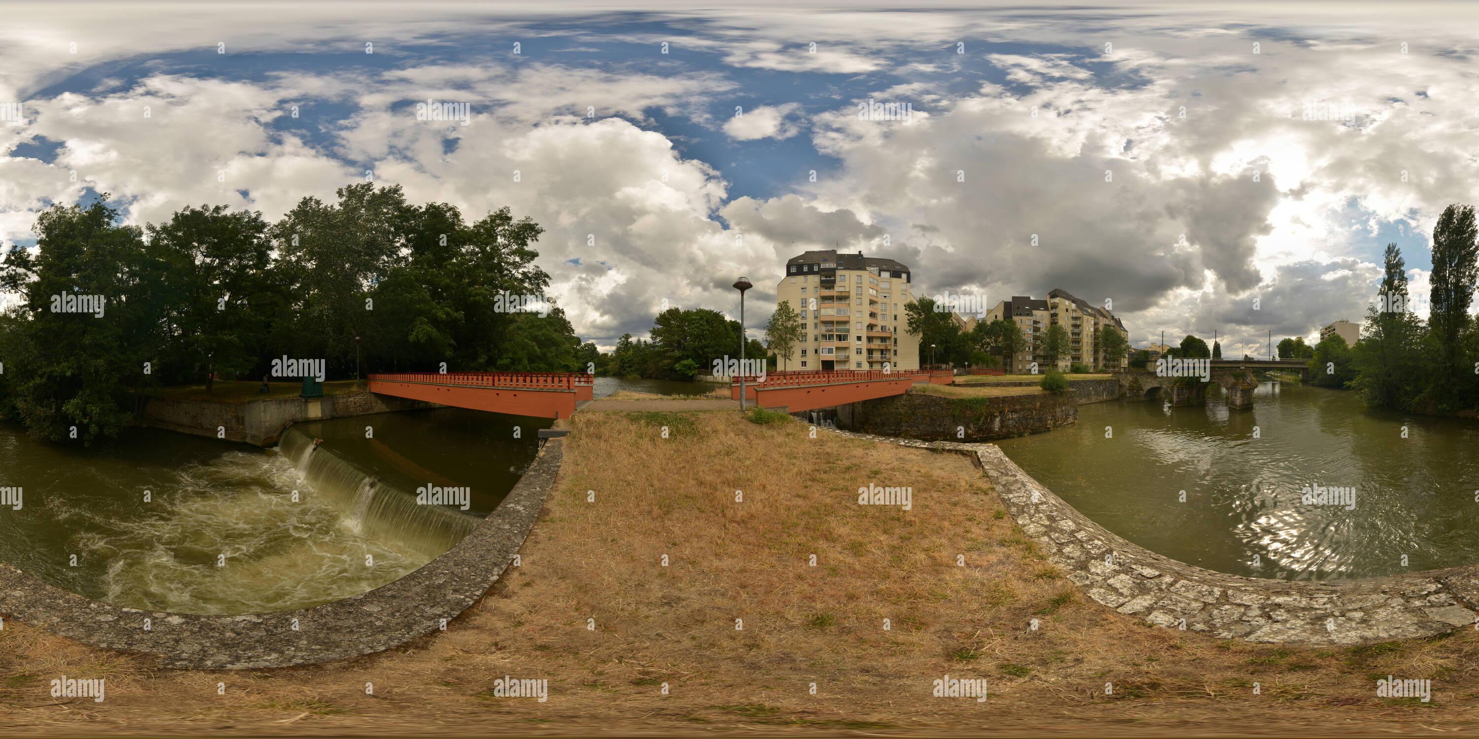360° view of Pont des Vendéens - Le Mans (72) Fr - Alamy