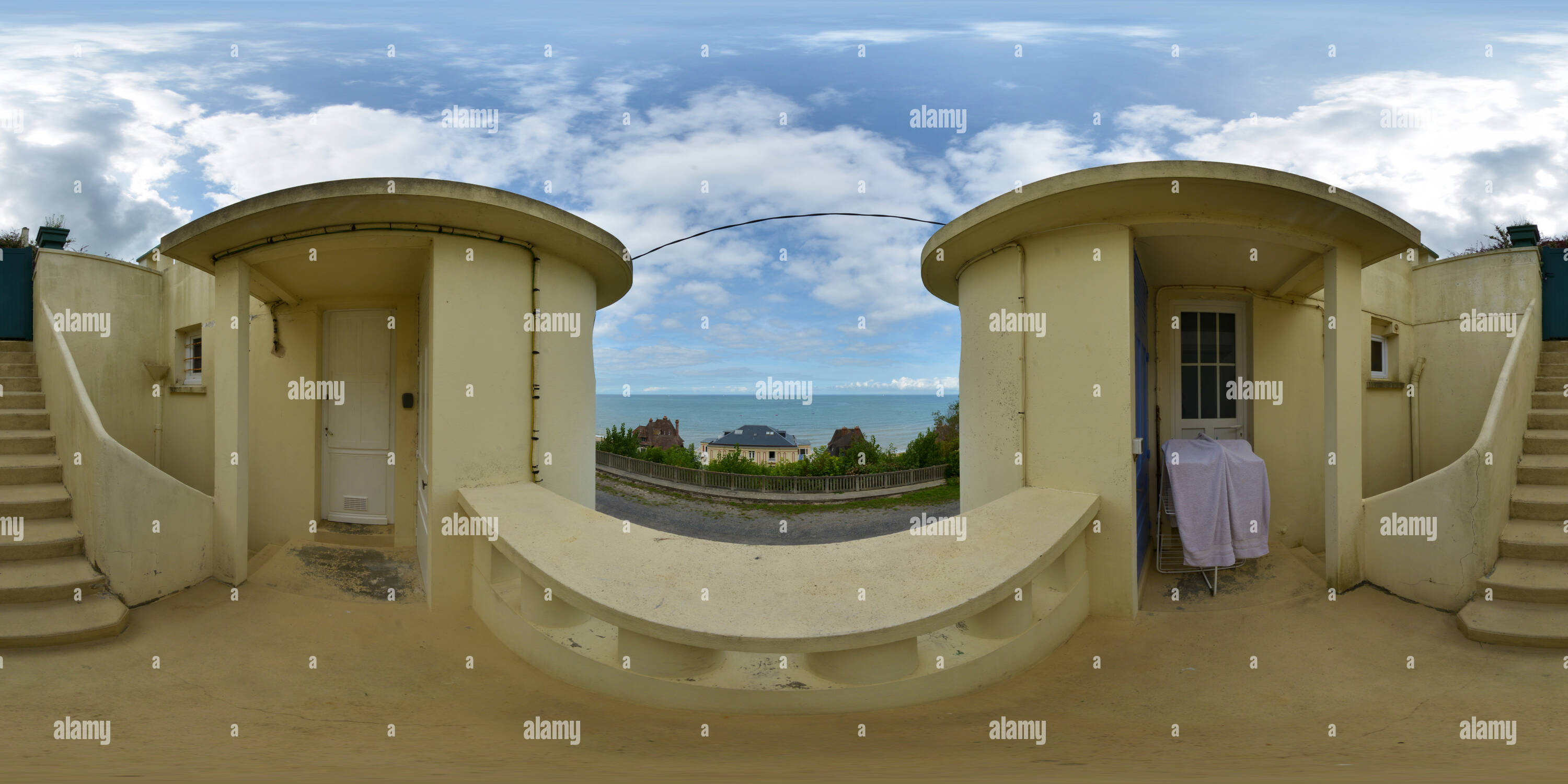 360° view of Point de vue - view point - Villers sur Mer (14) Fr - Alamy