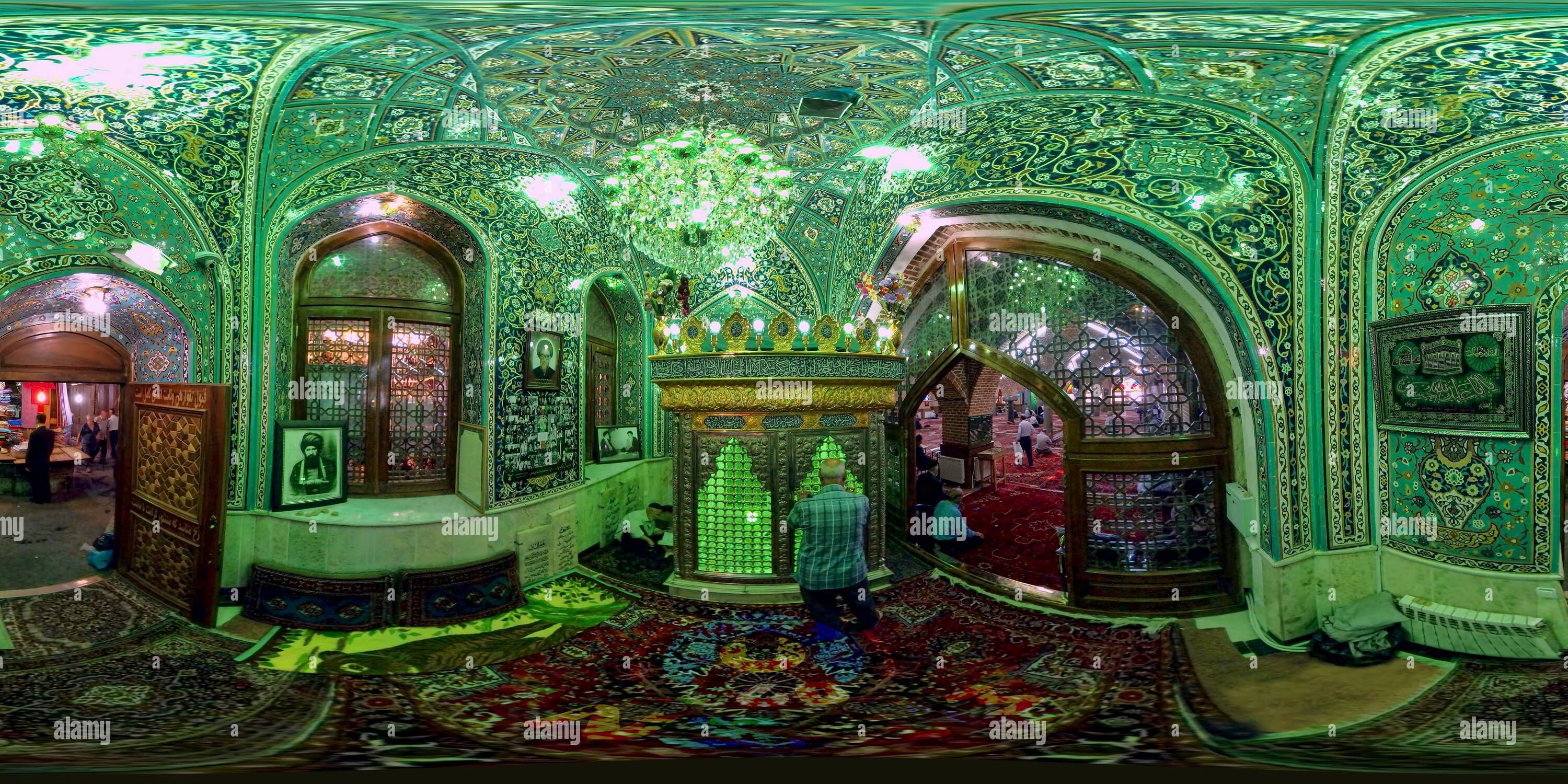 360° view of Bazaar of Tabriz - Alamy