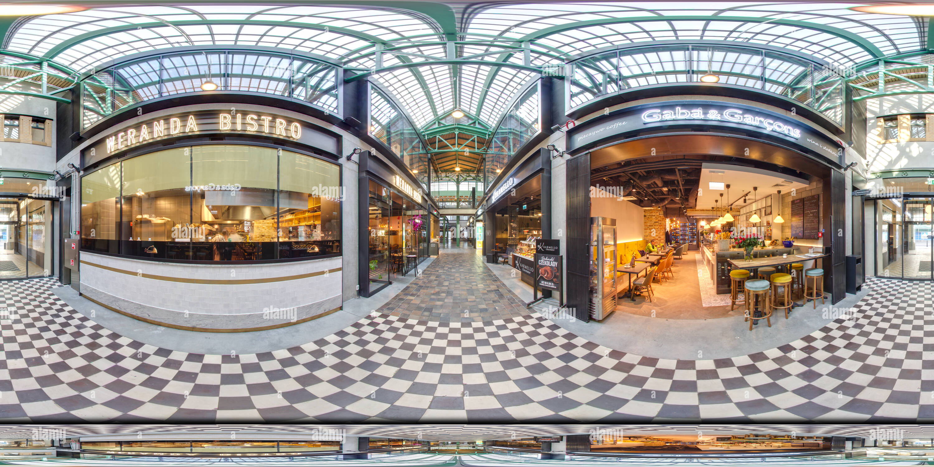 360° view of coffee & sweets - Alamy