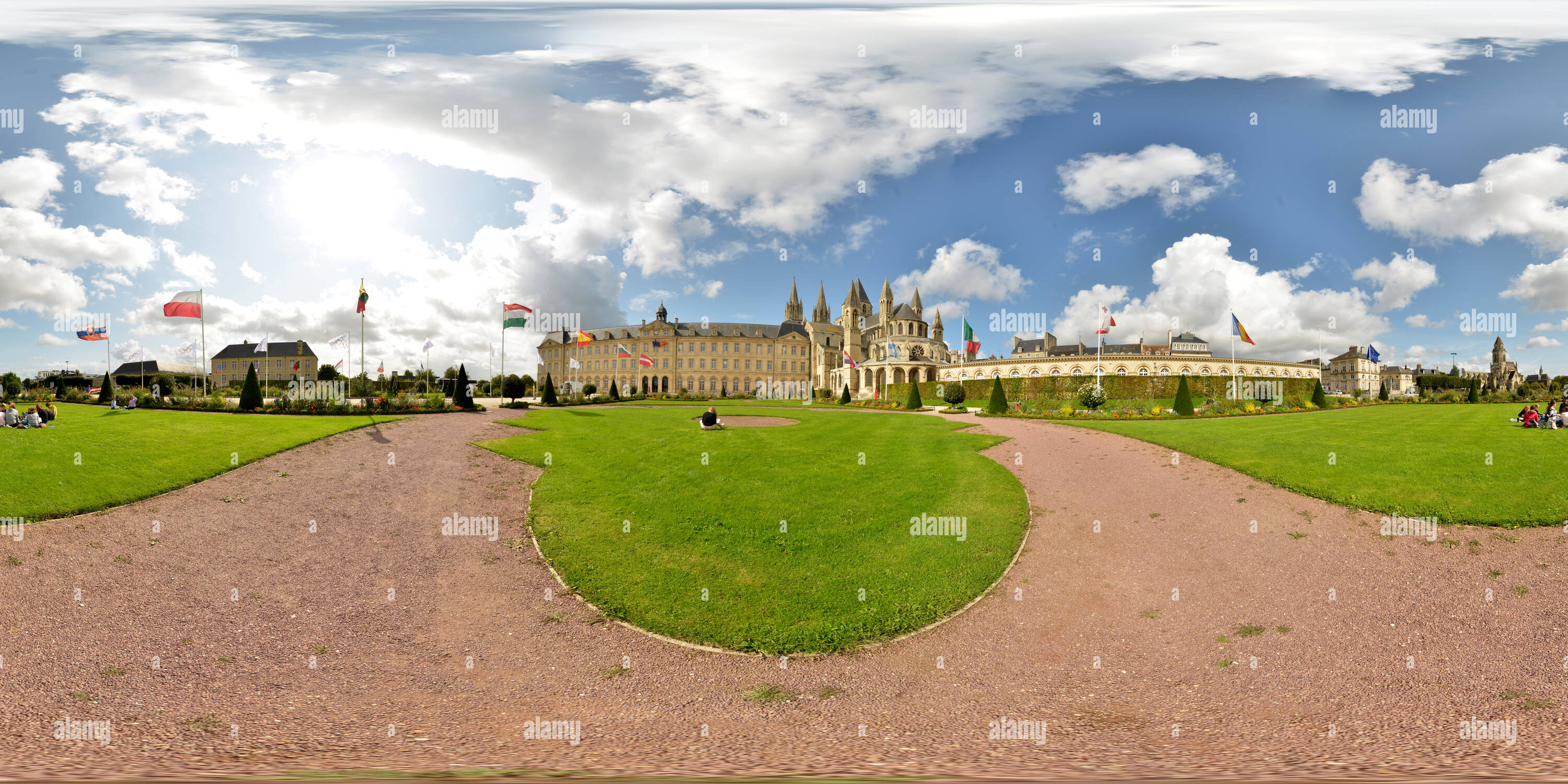 360° view of Esplanade Jean-Marie Louvel - Caen (14) Fr - Alamy