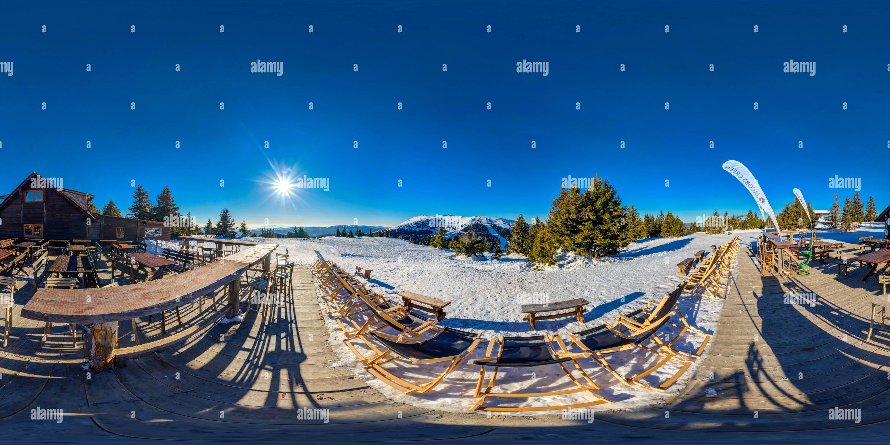 360° view of View of the Pancic's peak - Alamy