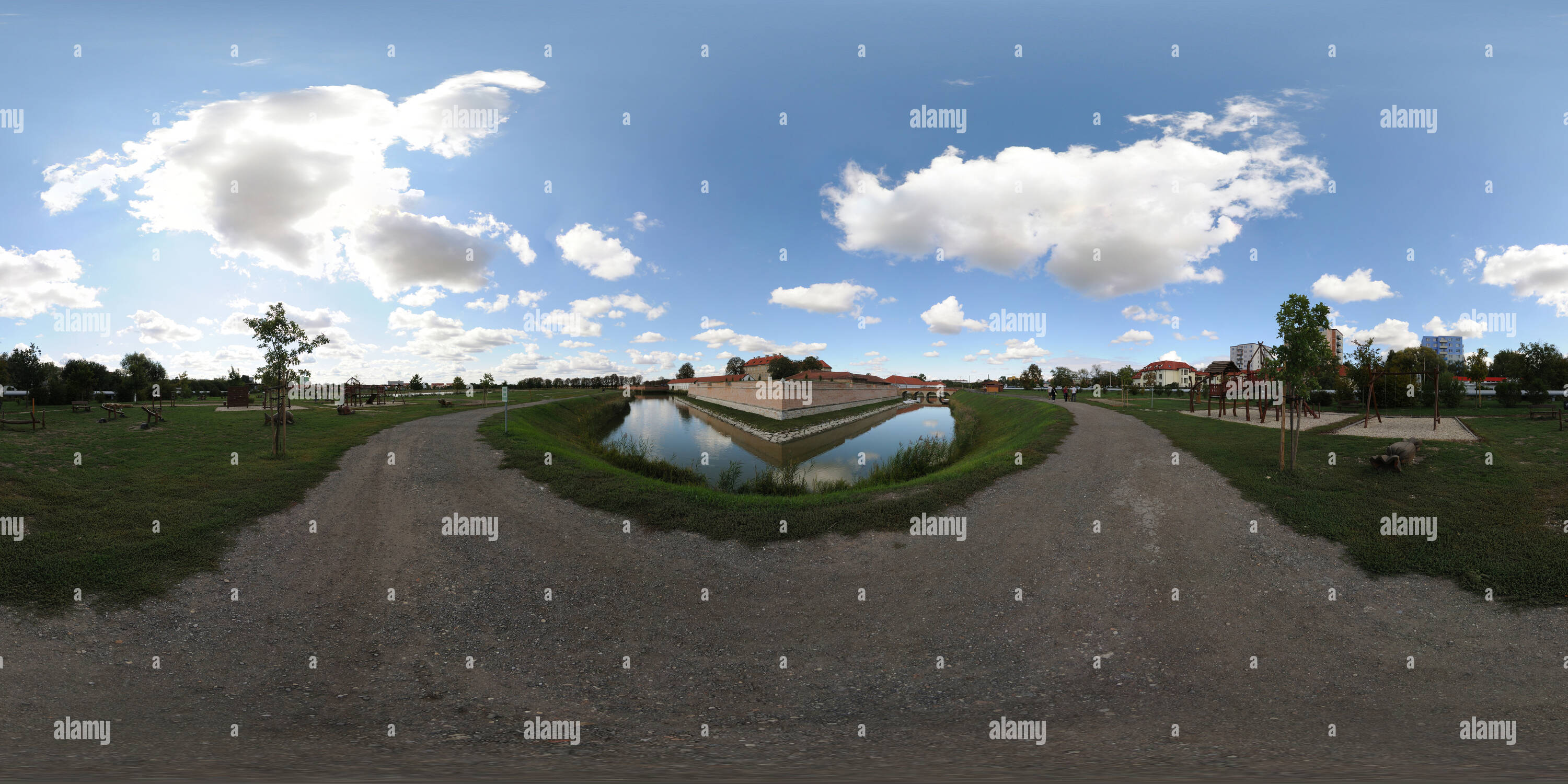 360° view of Holic castle III - Alamy