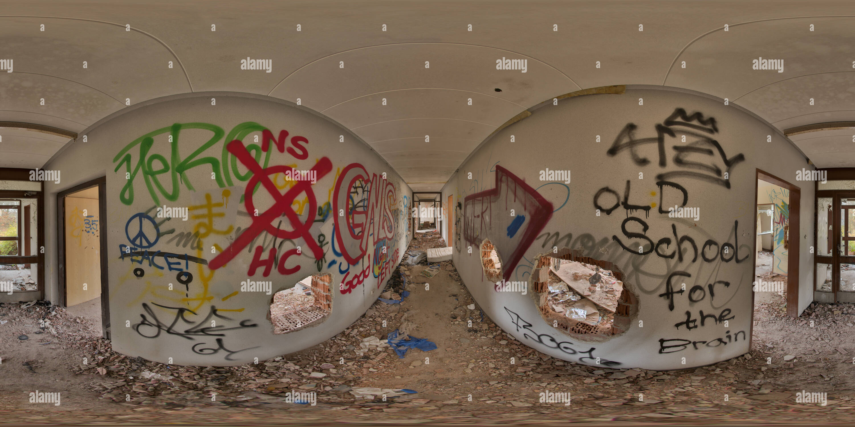 360° view of Military depot Oberberken, Germany - Alamy