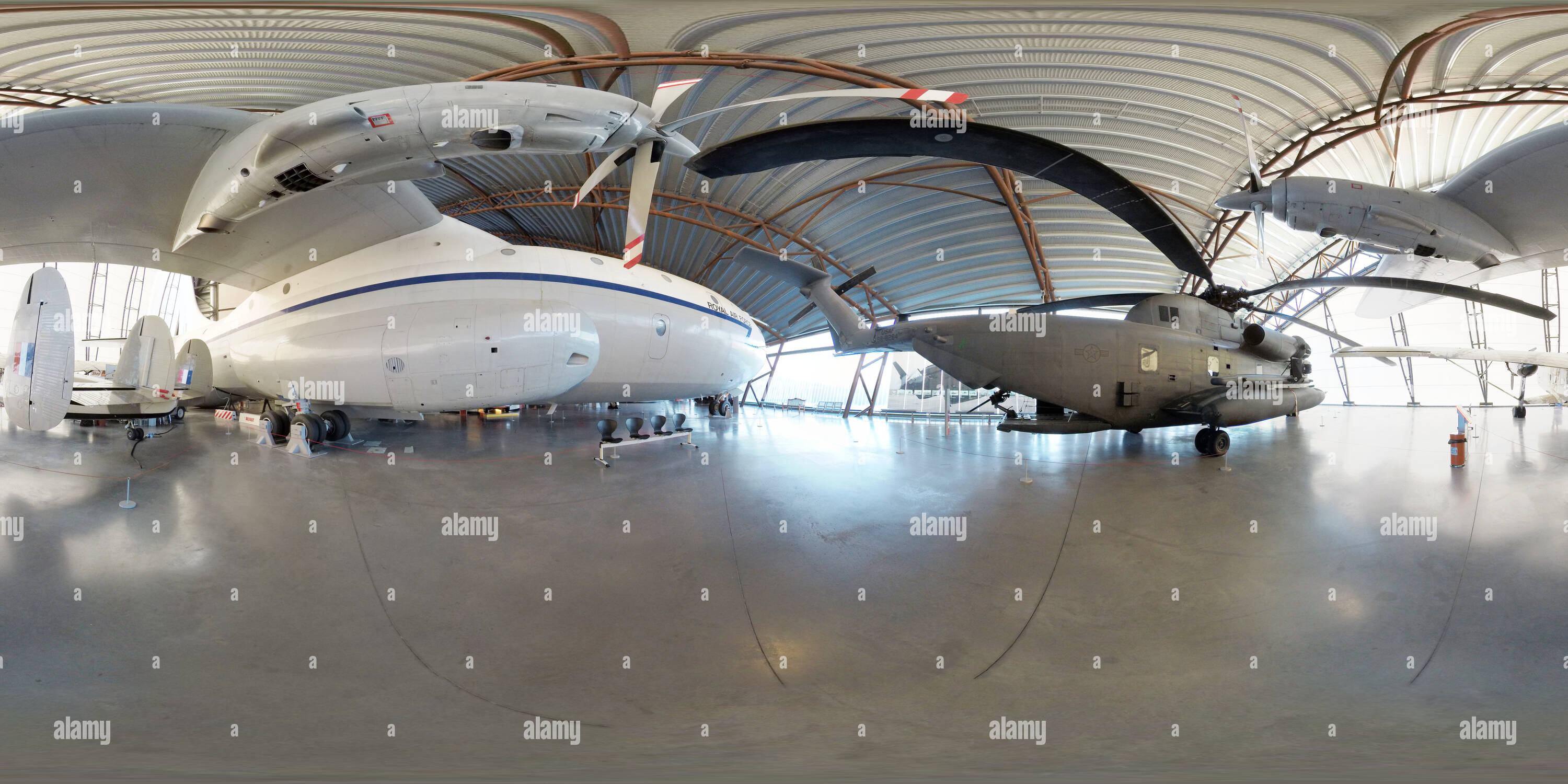 360° view of RAF Museum Cosford - Cold War Hangar by the Belfast - Alamy