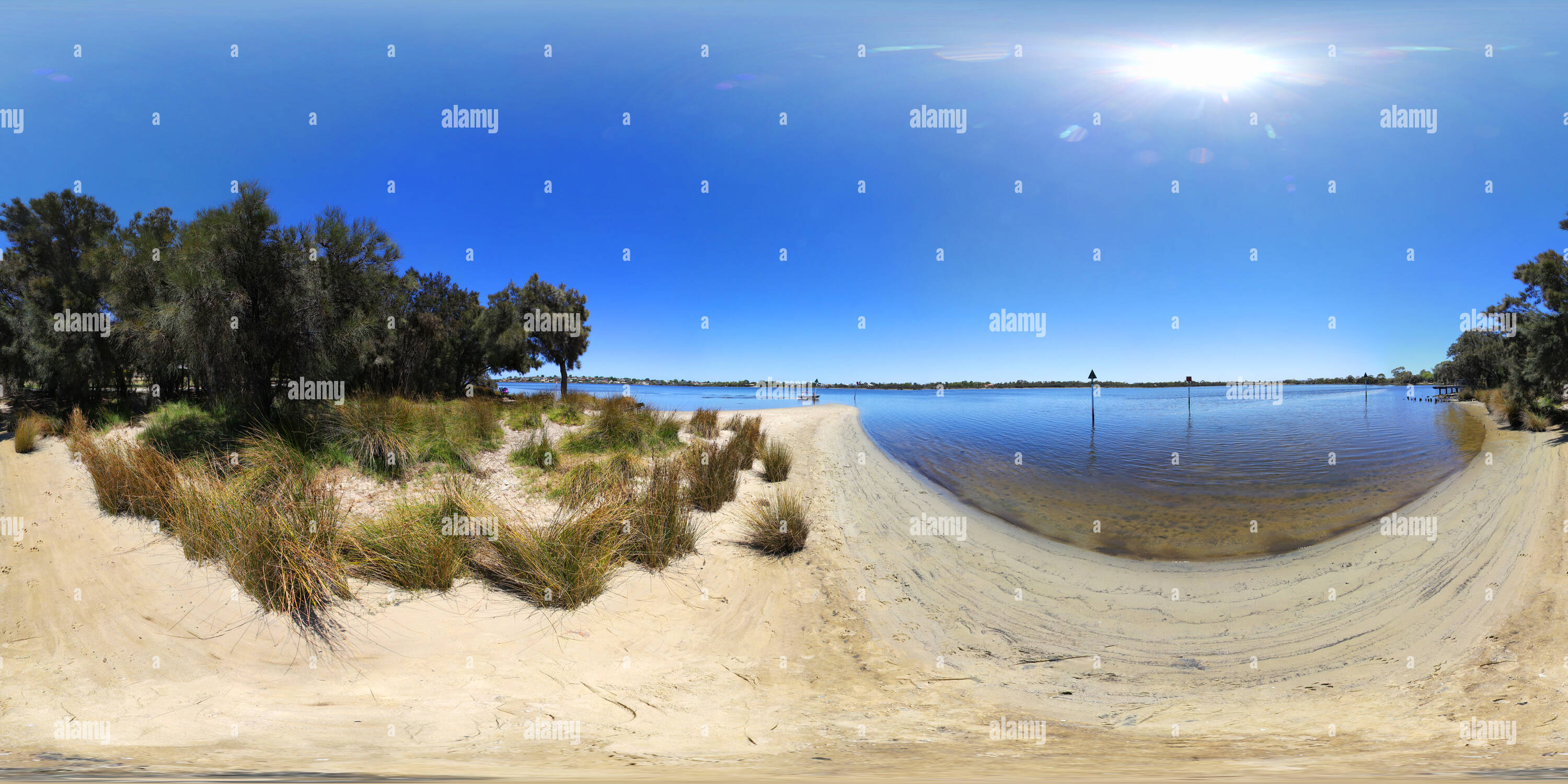 360° view of Canning River Shelley Western Australia - Alamy
