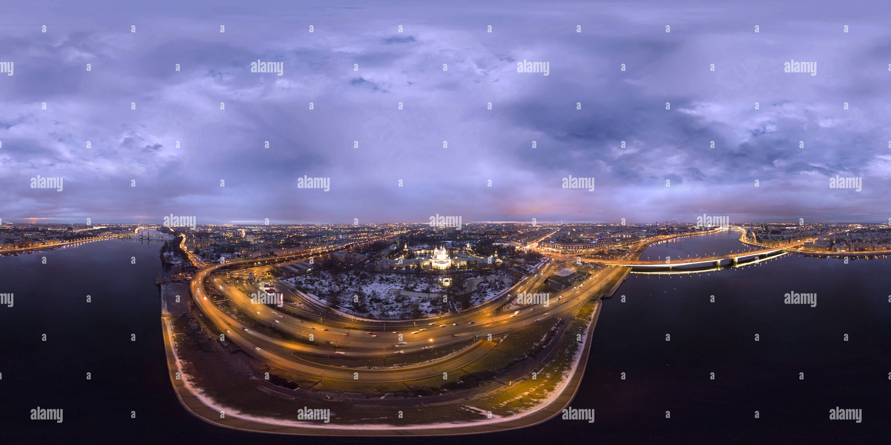 360° view of Holy Trinity Alexander Nevsky Lavra - Alamy